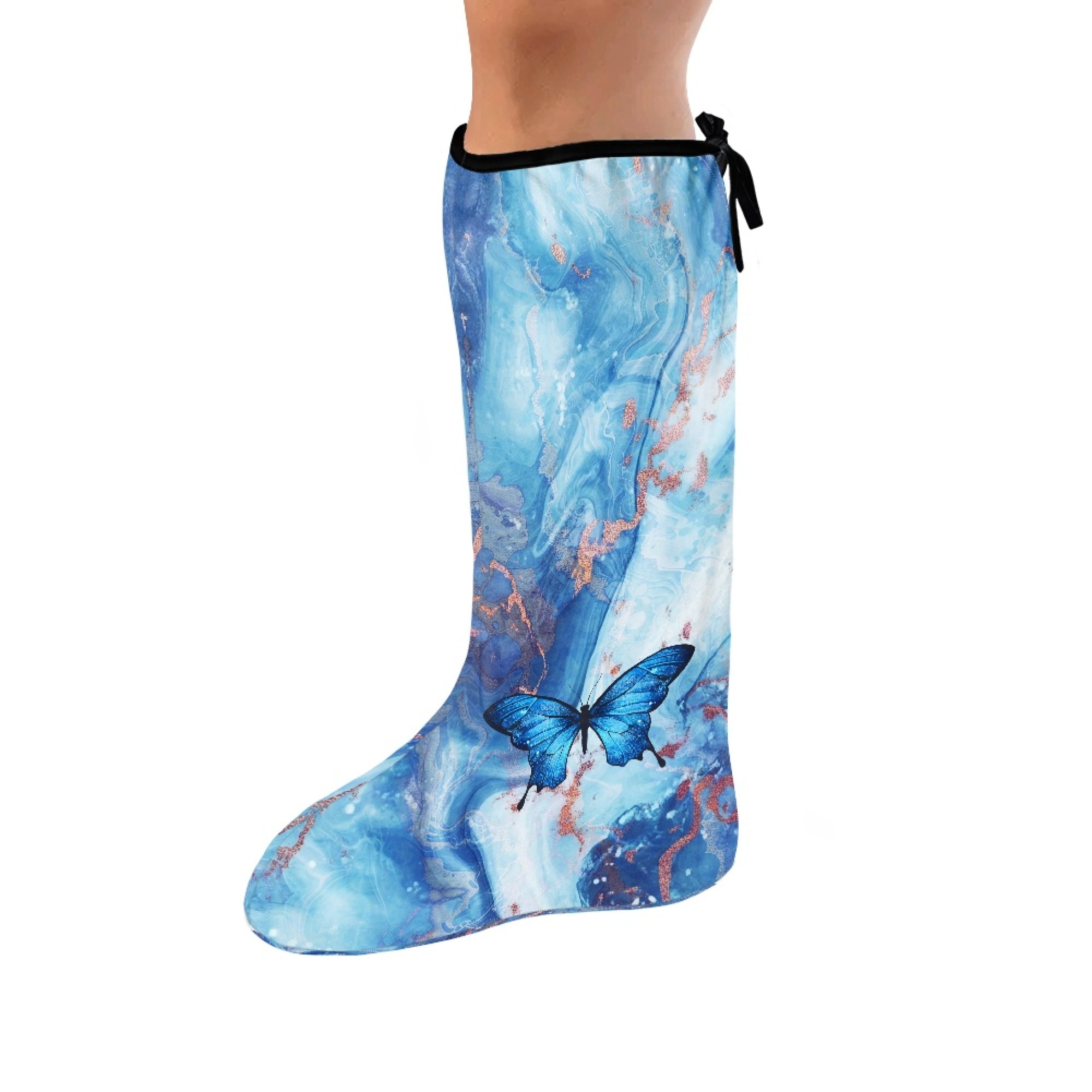 COEQINE Butterfly Leg Cast Cover Marble Stripes Small Leg Cast Cover ...