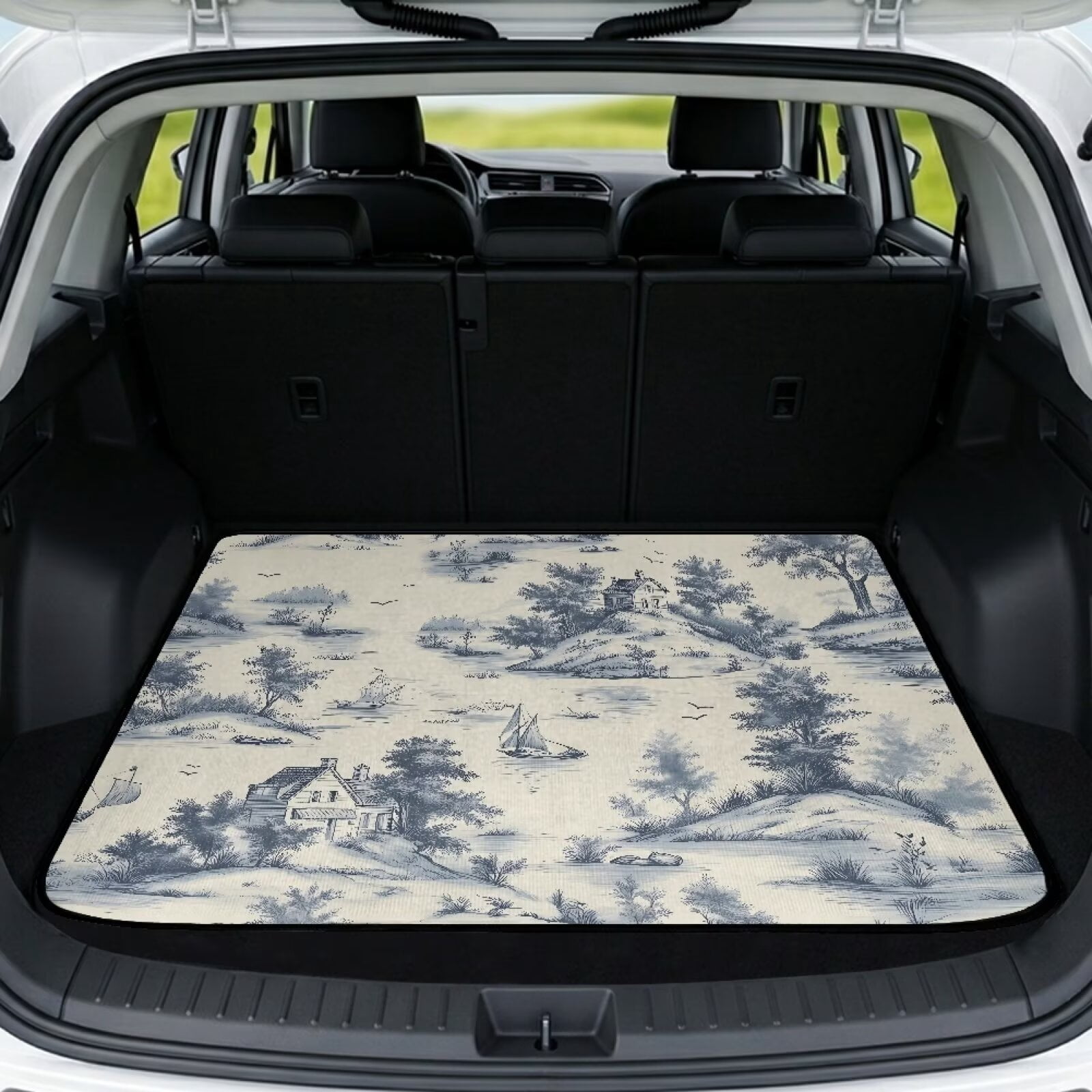 COEQINE Car Trunk Liner for Dogs All Season Rear Cargo Mat Car Boot ...