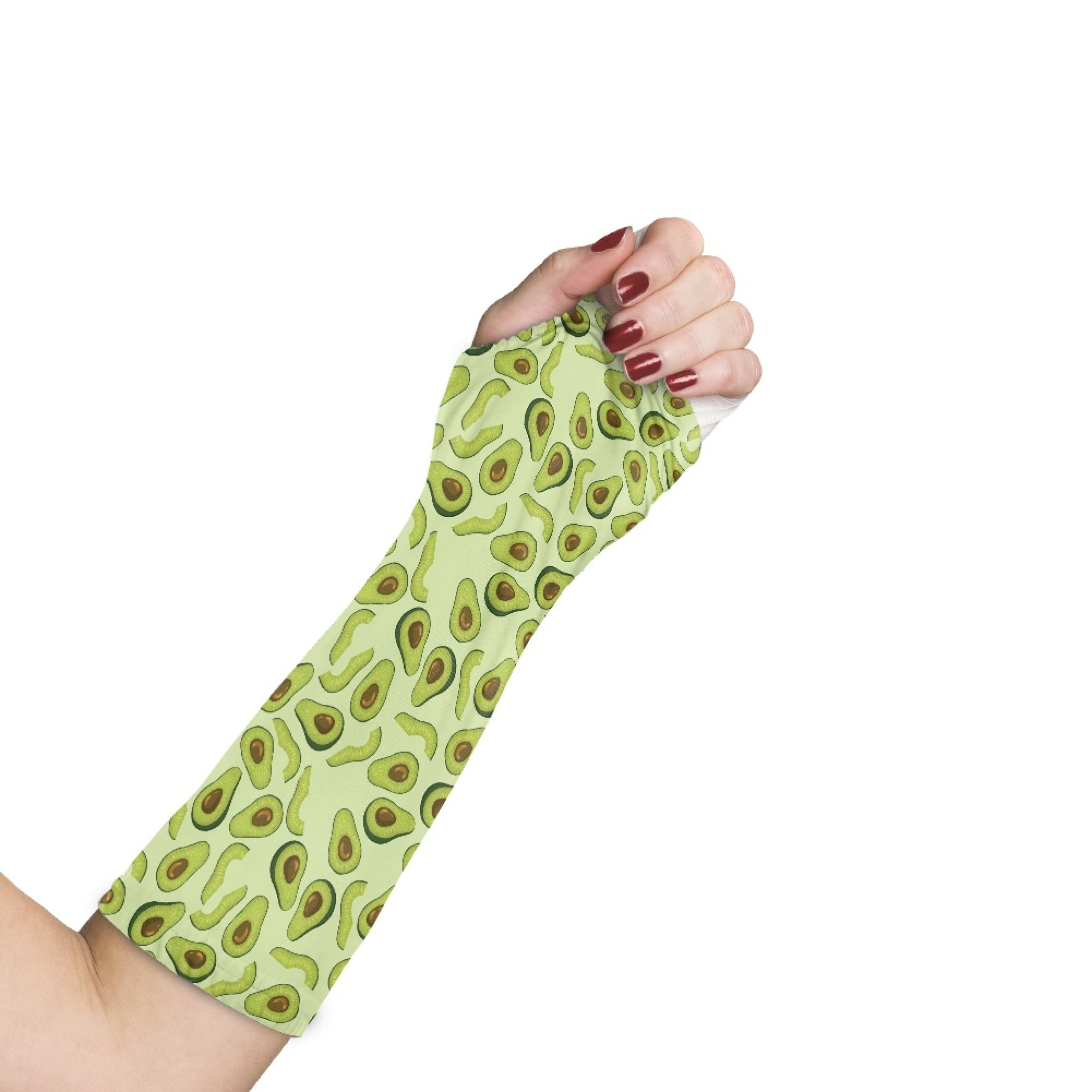 COEQINE Cartoon Avocado Arm Cast Cover Teens Long Full Arm Cast ...