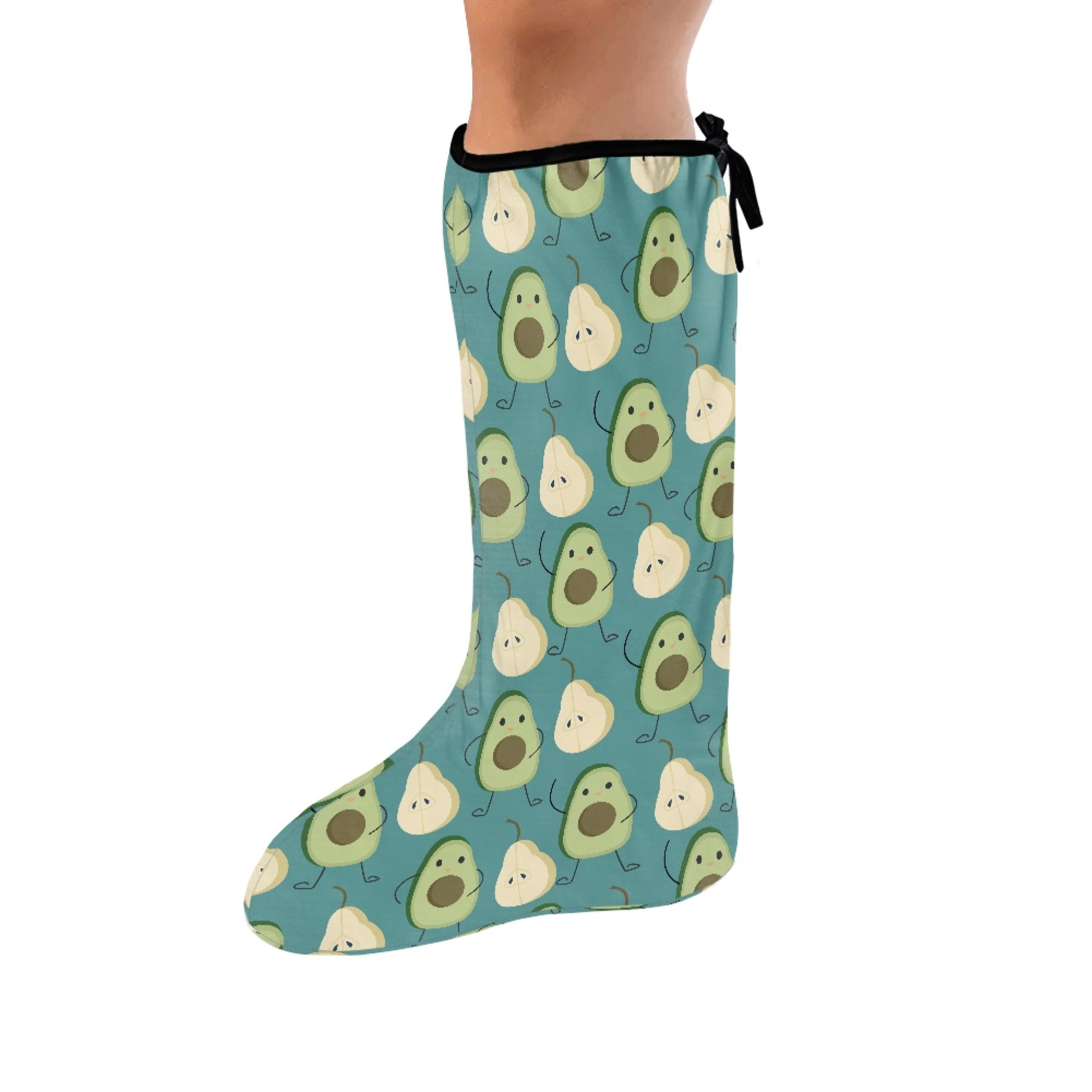 COEQINE Cartoon Avocado Leg Cast Cover 2 Pack Soft Fabric Leg Plaster ...