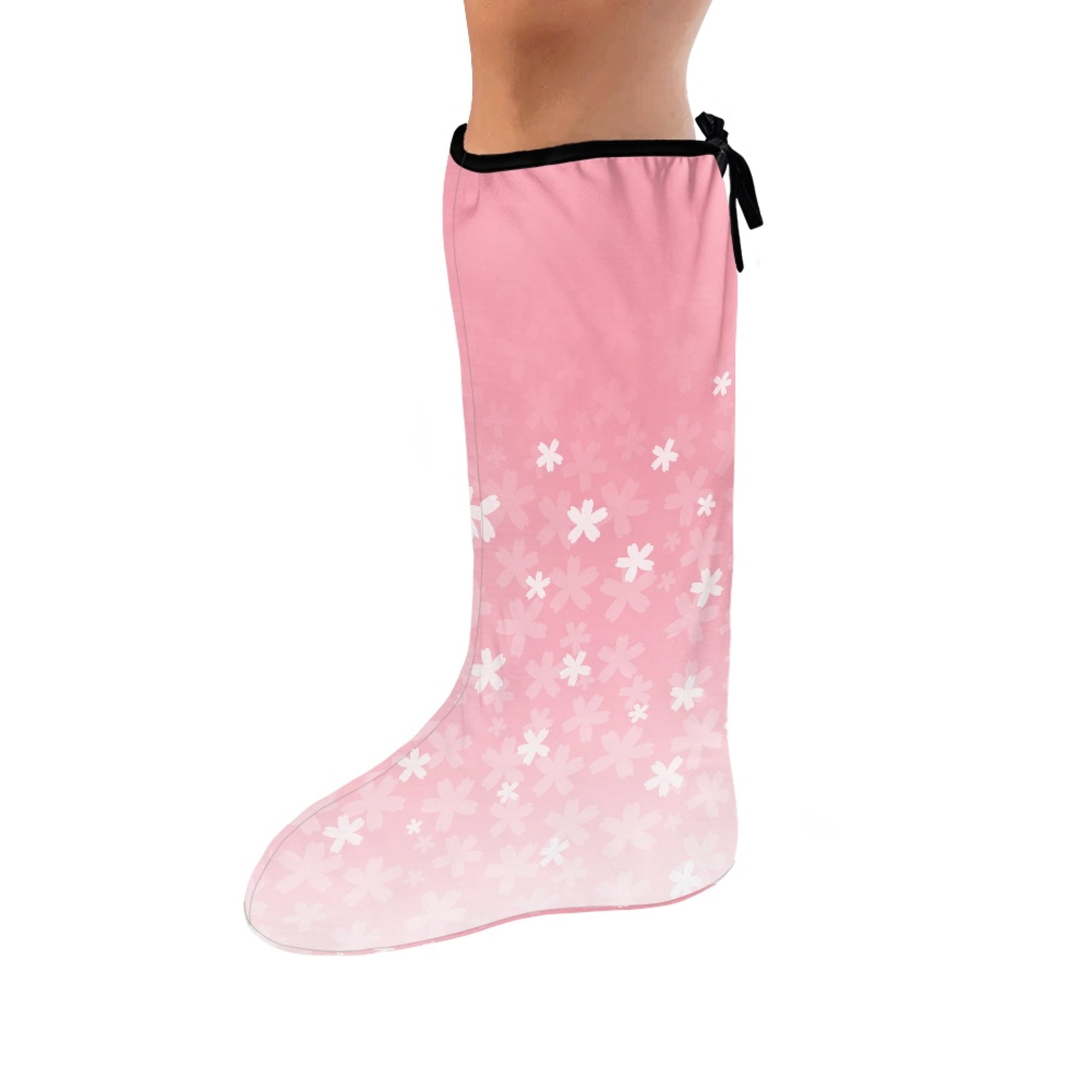 COEQINE Cherry Blossom Leg Cast Cover Outdoor Protection Leg Cover Knee ...