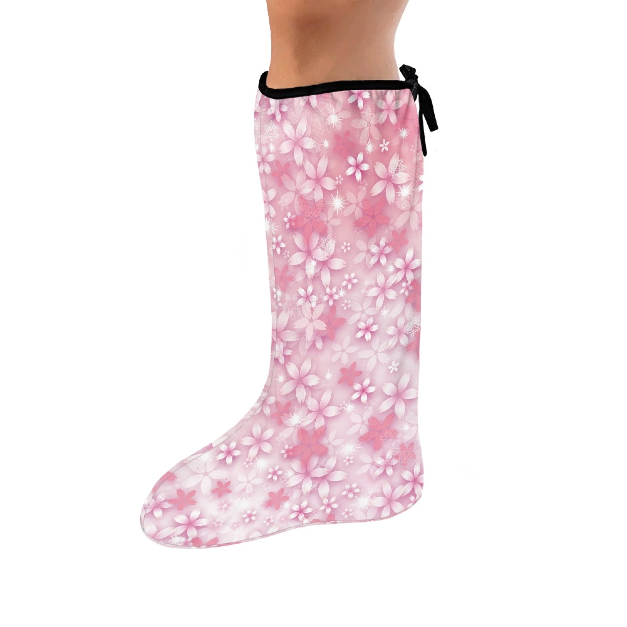 COEQINE Cherry Blossom Leg Cast Covers 2 PCS Soft Fabric Leg Plaster ...