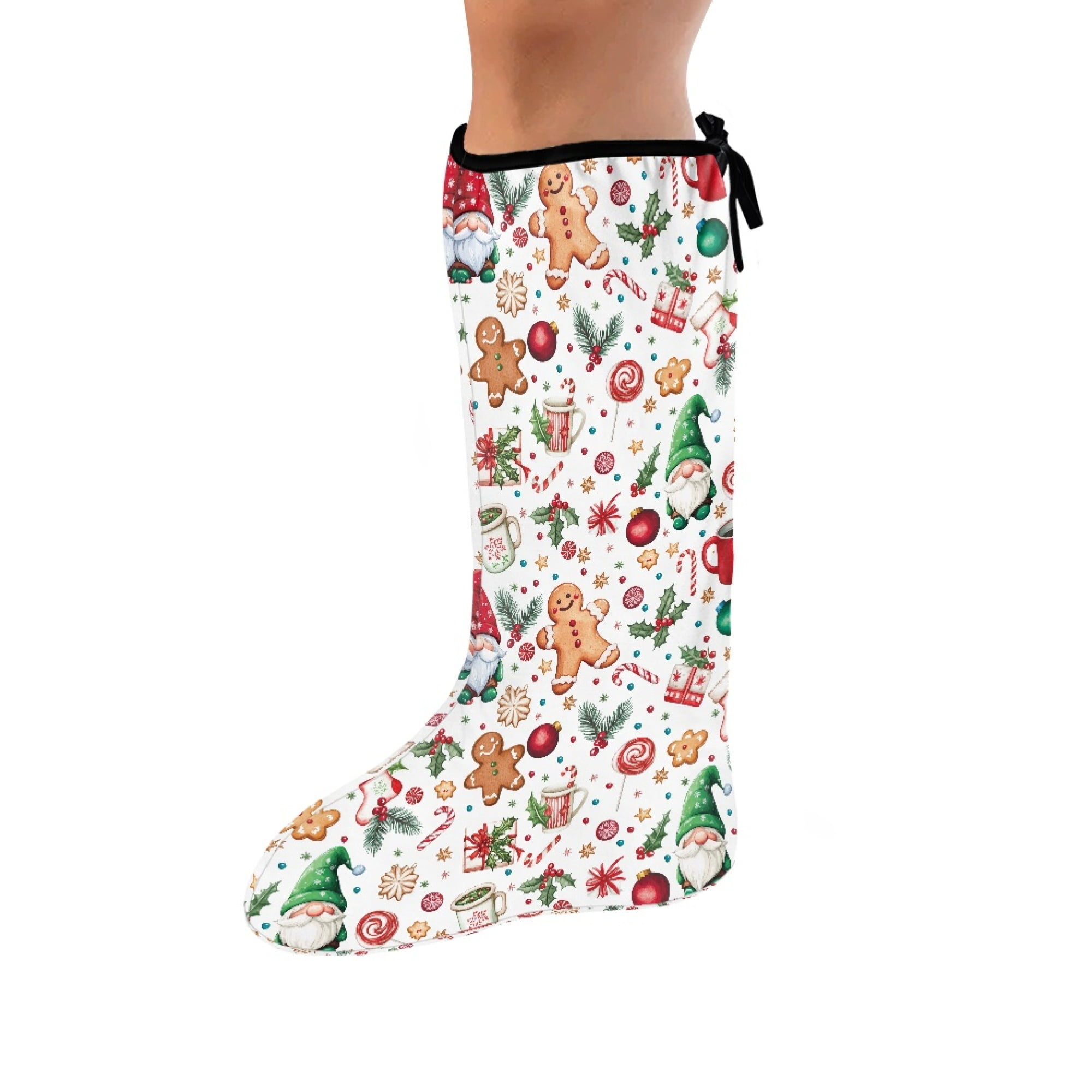 COEQINE Christmas Candy Leg Cast Cover Size S Cast Sleeve for Foot Leg ...