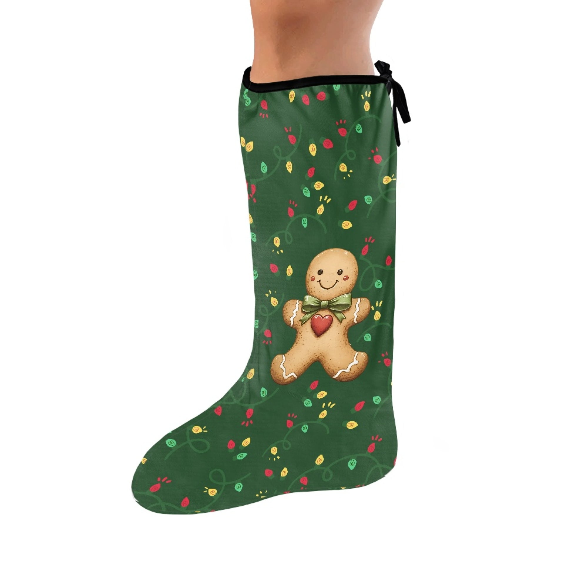COEQINE Christmas Leg Cast Cover 2 Pcs Gingerbread Man Cast Sleeve for ...