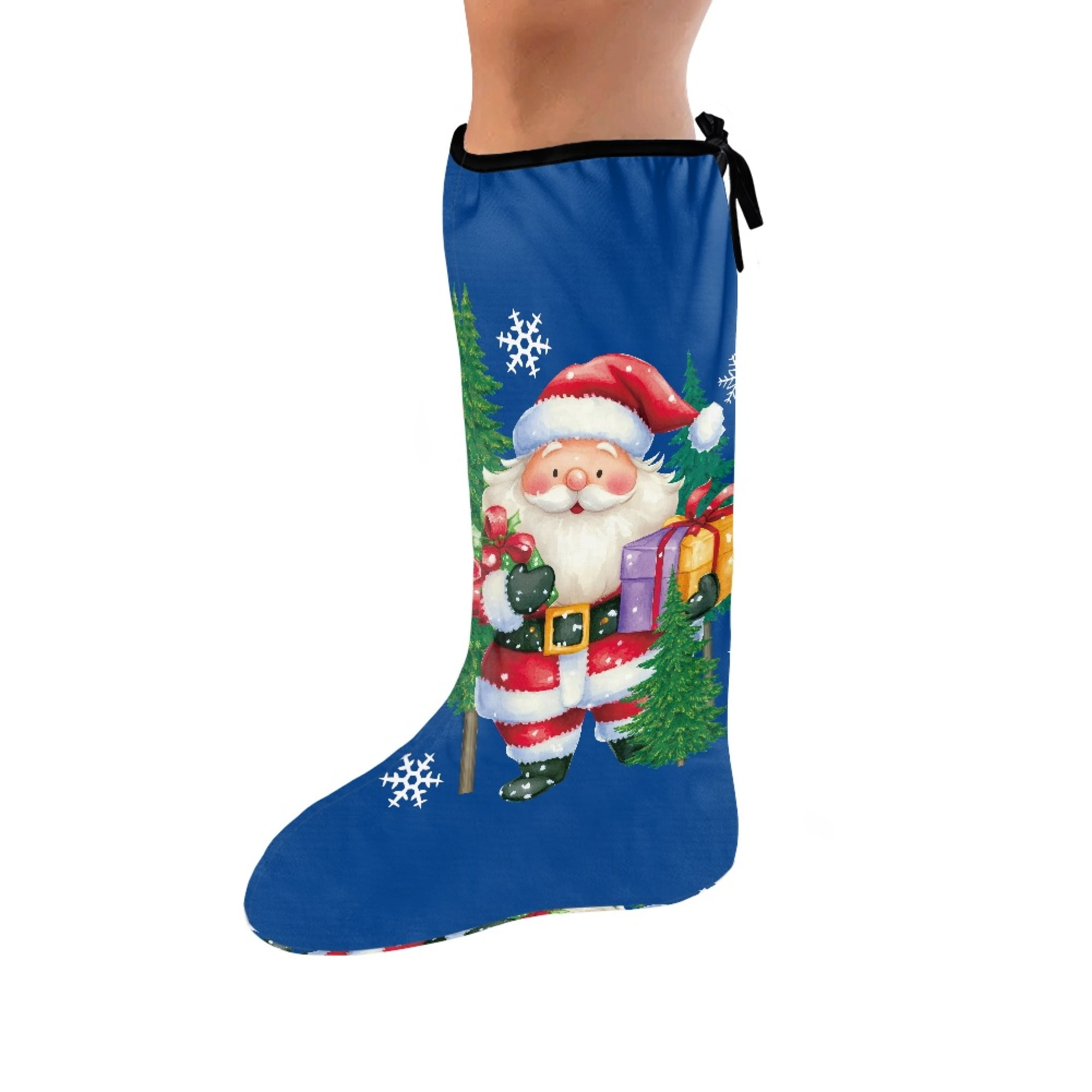 COEQINE Christmas Leg Cast Covers Santa Claus Short Foot Cast Cover ...