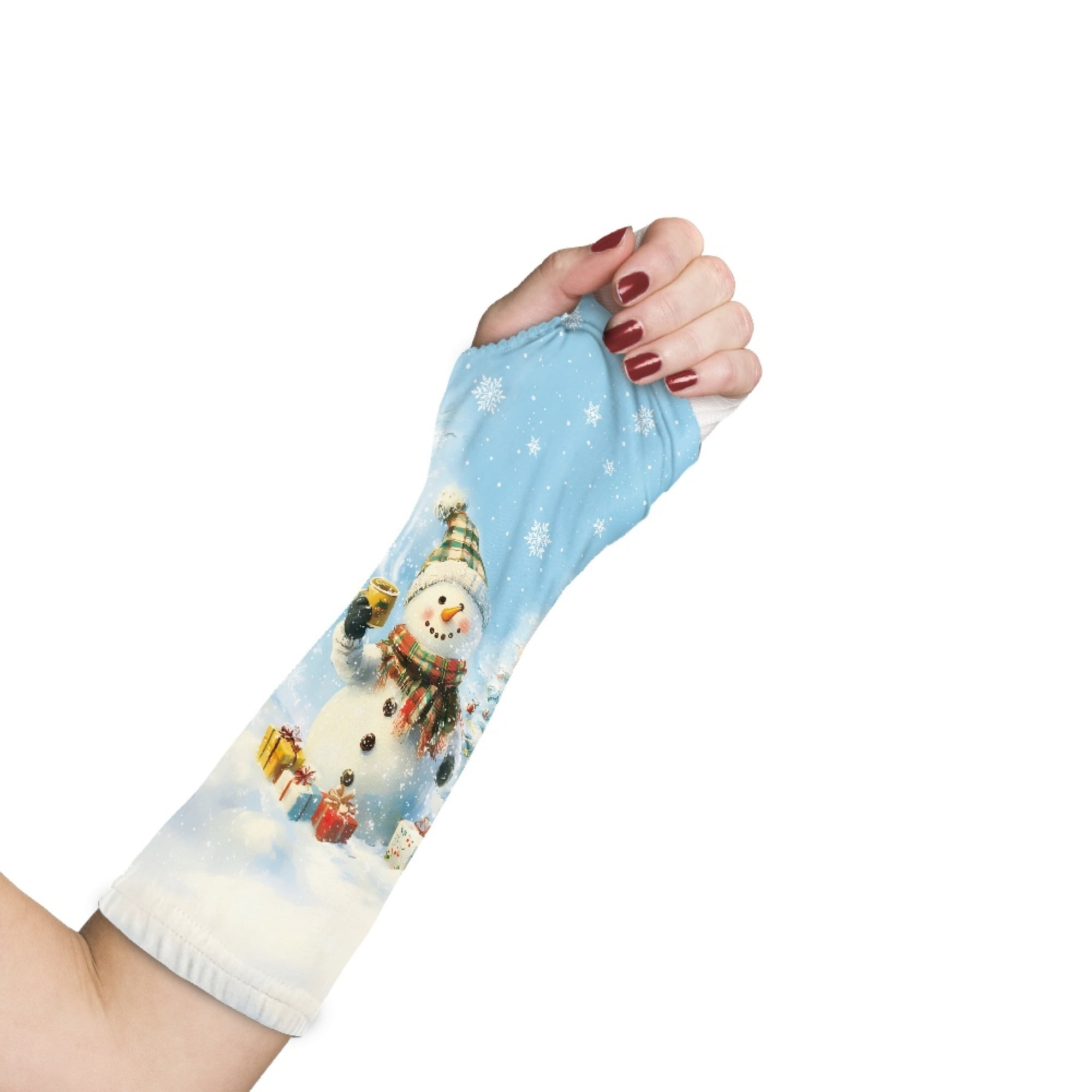 COEQINE Christmas Snowman Arm Cast Cover Arm Shower Cover Post Surgery ...
