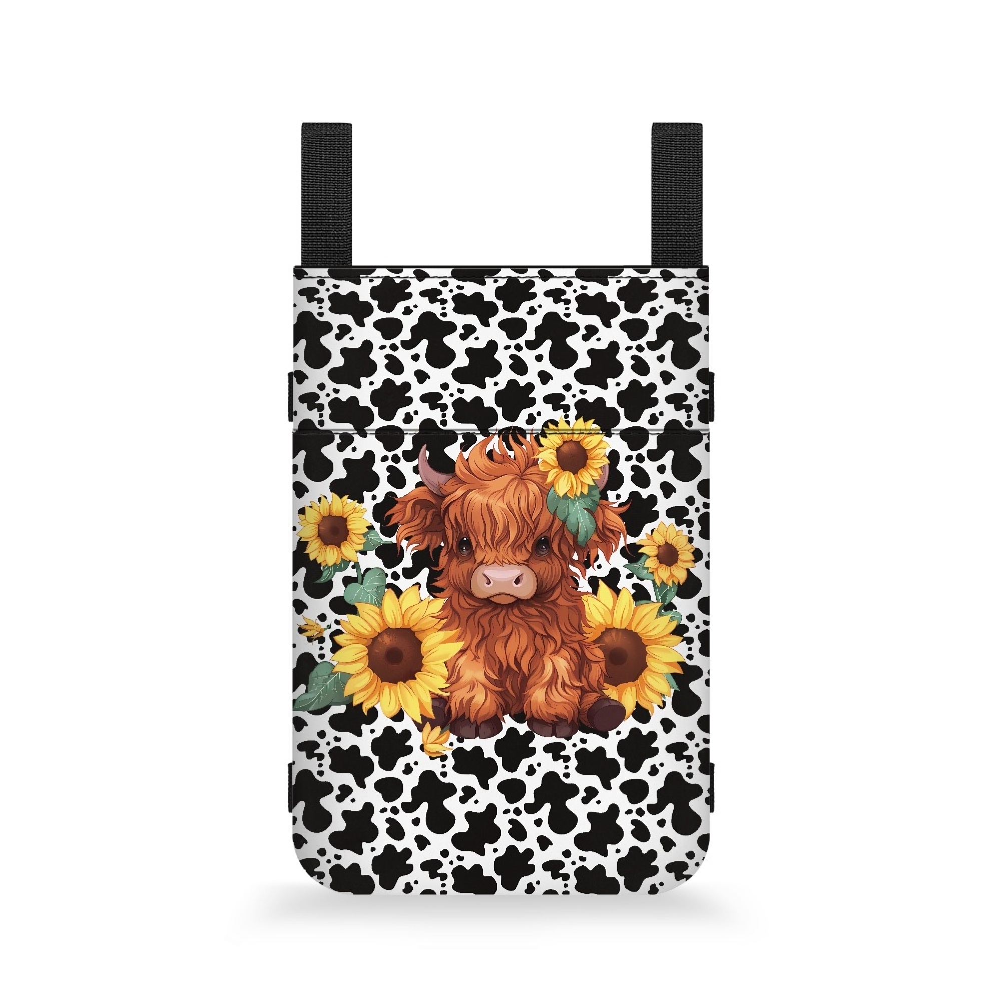 COEQINE Cow Print Crutch Bag Highland Cow Broken Foot Underarm Crutch ...