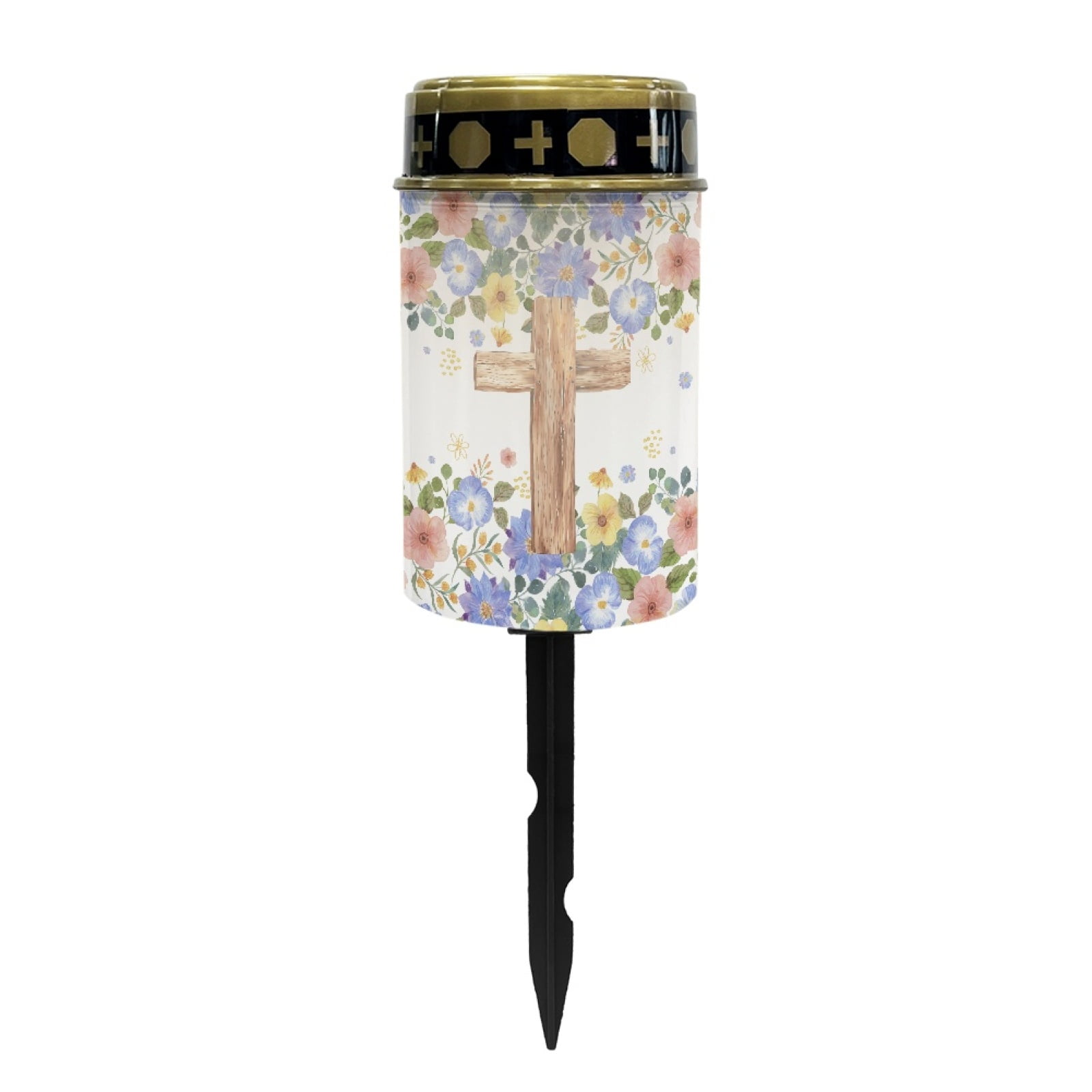 COEQINE Cross Outdoor Solar Lights Solar Garden Lights Cemetery Solar ...