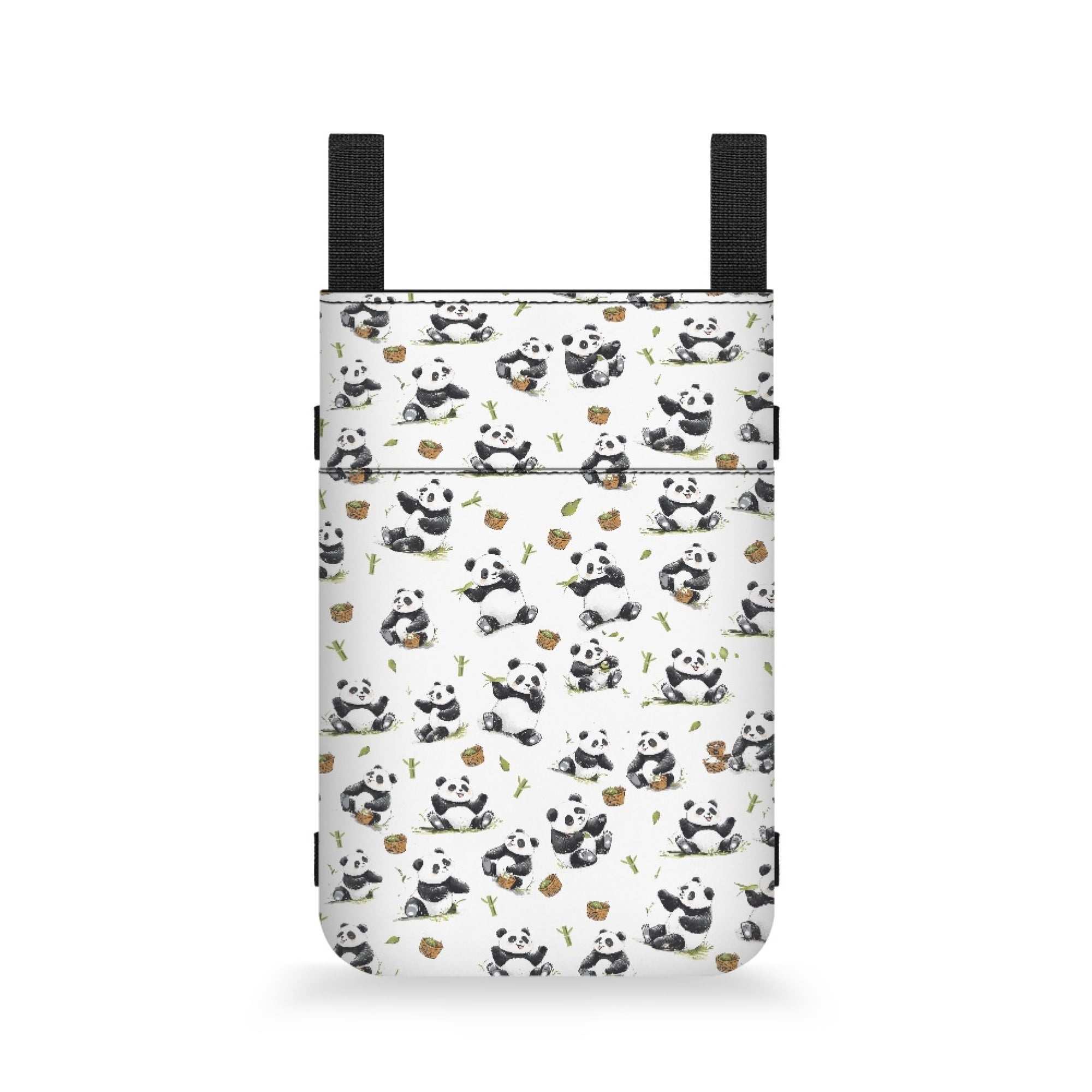COEQINE Cute Panda Crutch Pouch Compartments Adjustable Crutch ...
