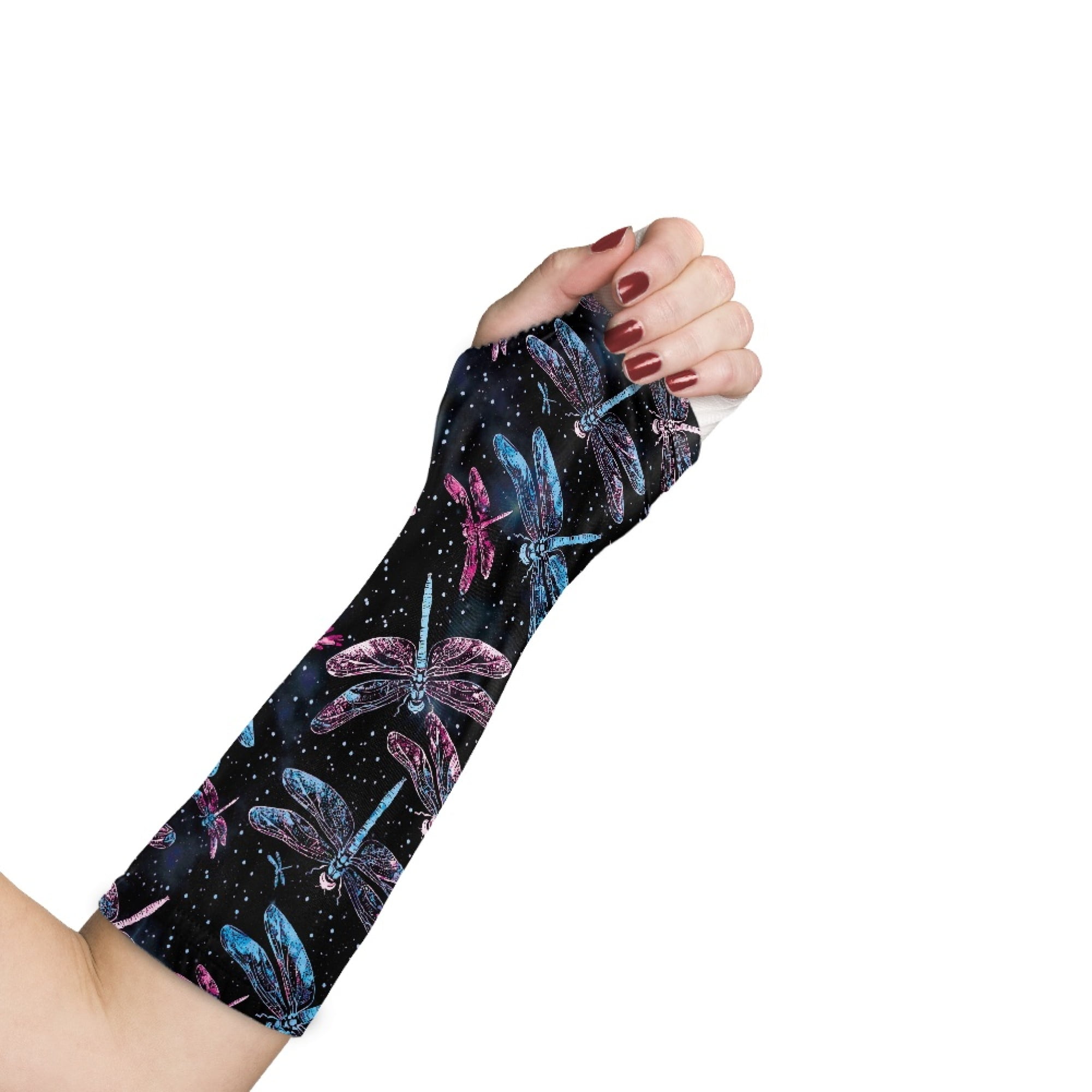 COEQINE Dragonfly Arm Cast Cover Shower Sleeve for Arm Cast Short Cast ...