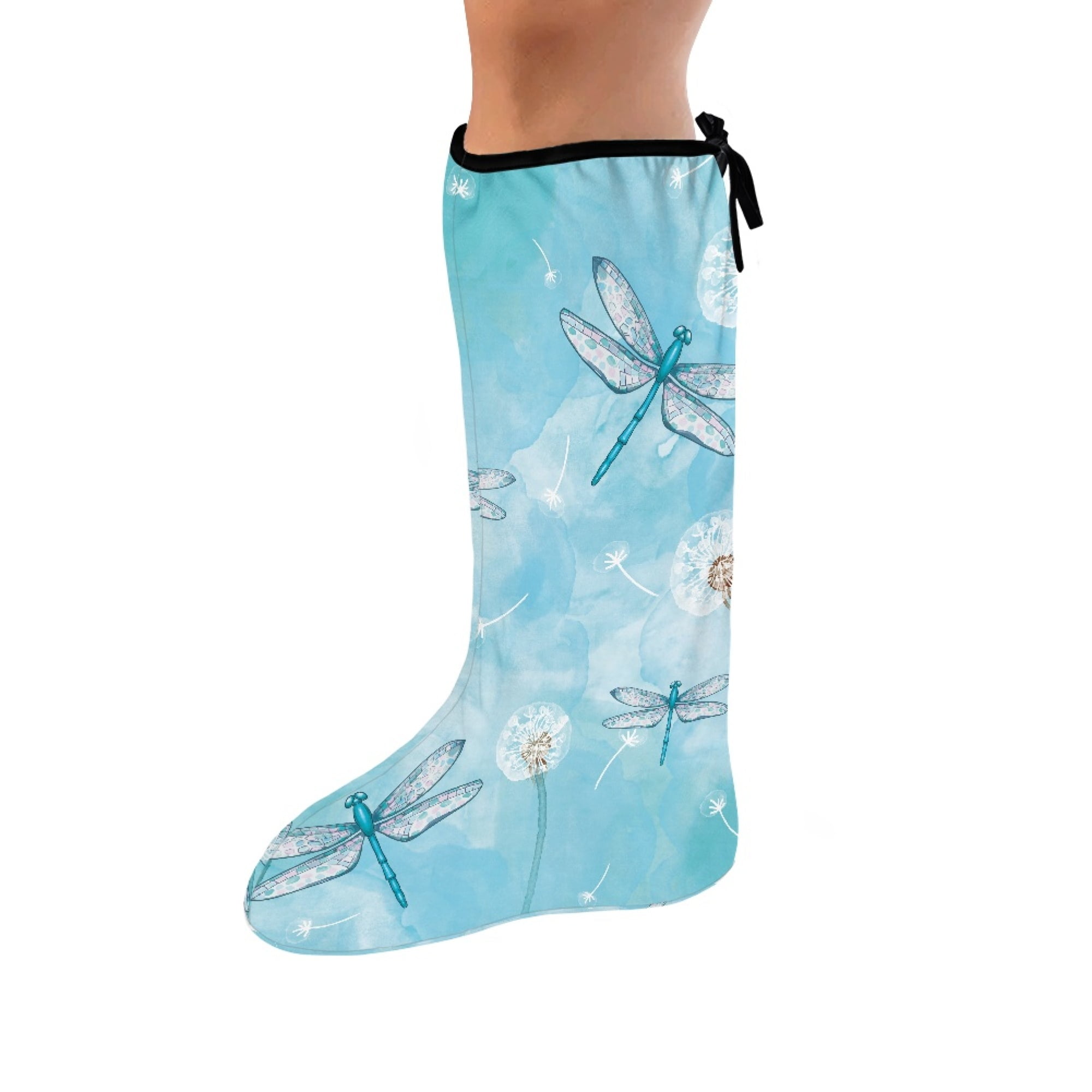 COEQINE Dragonfly Leg Cast Covers Leg Cast Cover for Showering After ...