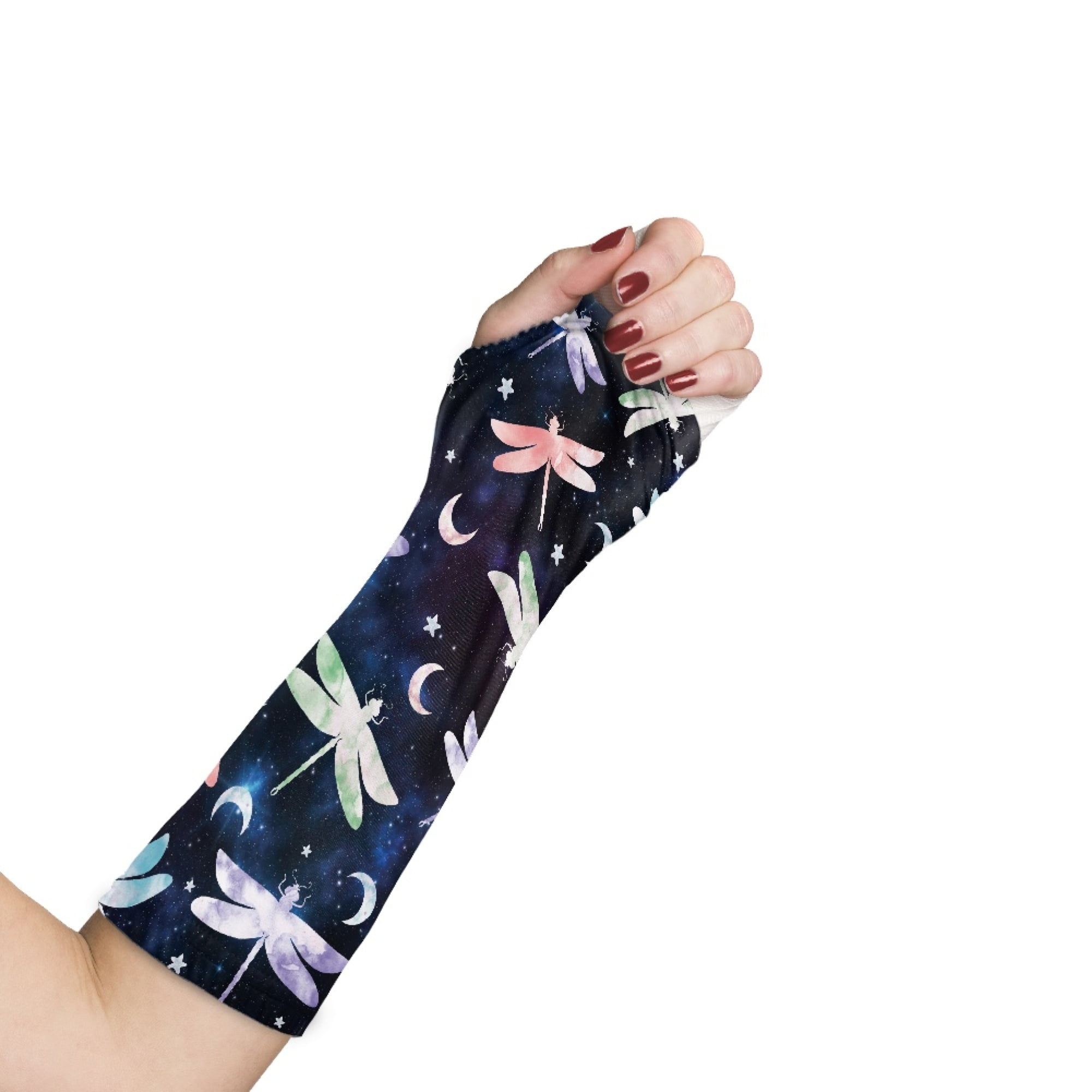 COEQINE Dragonfly Moon Arm Cast Covers Small Arm Wrist Elbow Protection ...