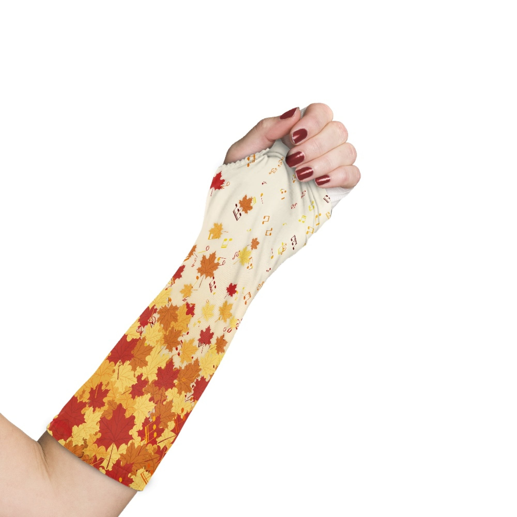 COEQINE Fall Maple Leaf Arm Cast Cover Small Wrist Cast Cover for ...
