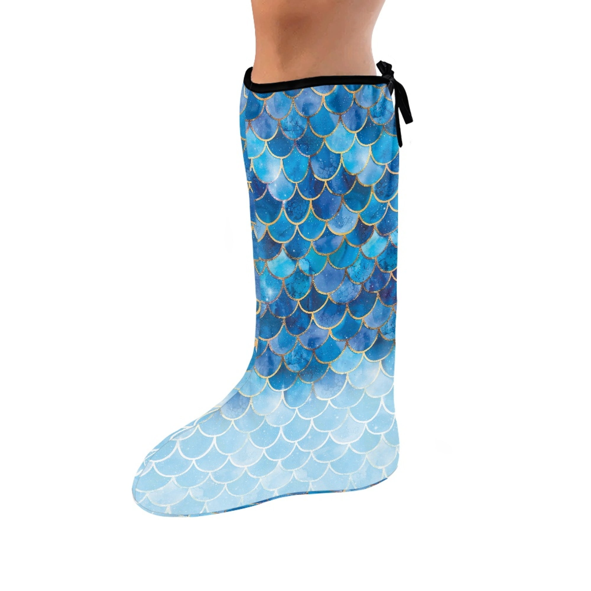 COEQINE Fish Scales Leg Cast Covers Set of 2 Leg Cast Sock Cover Soft ...