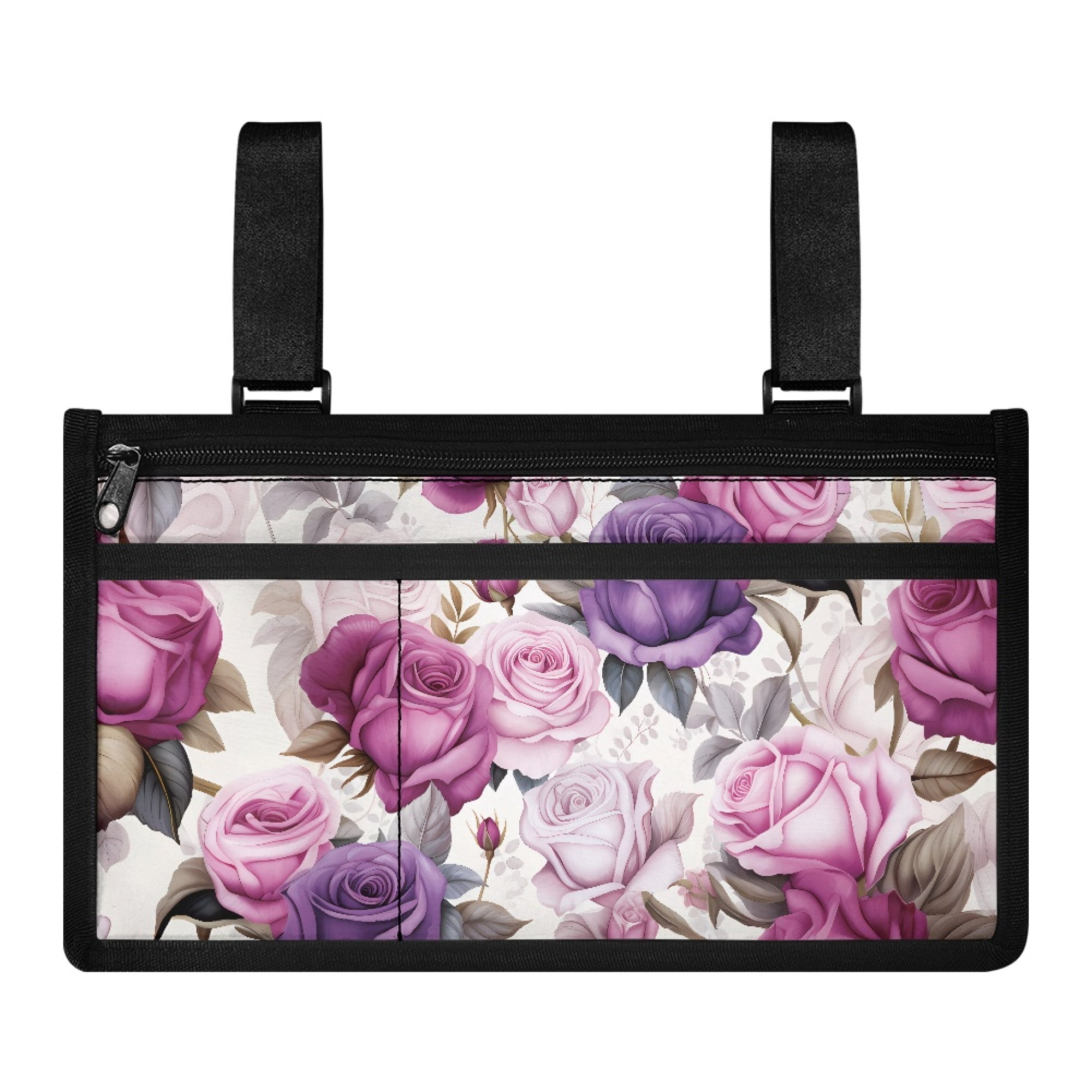 COEQINE Floral Wheelchair Side Pouch Wheelchair Side Bags for the ...