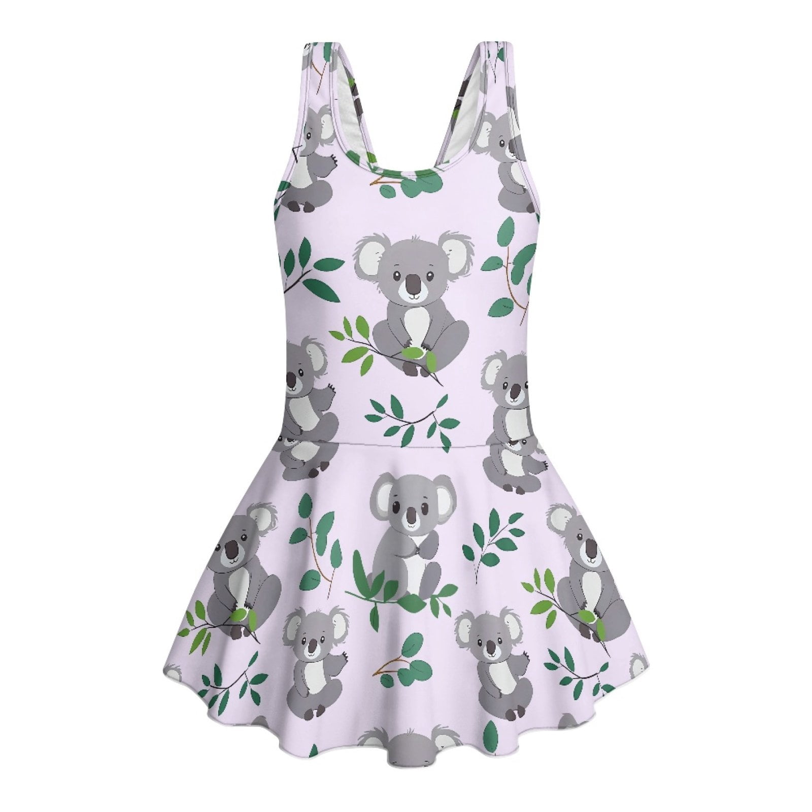 COEQINE Girls One Piece Tankini Swimsuit with Full Coverage Skirt and ...