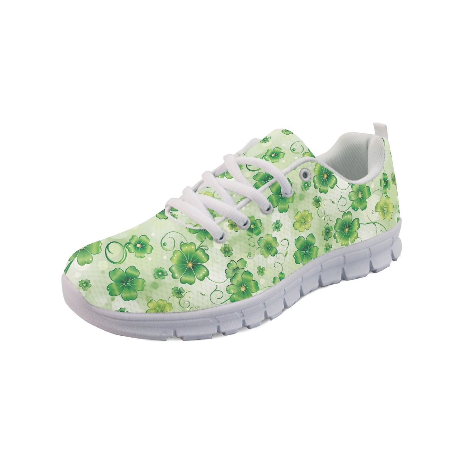 COEQINE Girls White Sole Sneakers Lace Up Women Running Shoes for ...