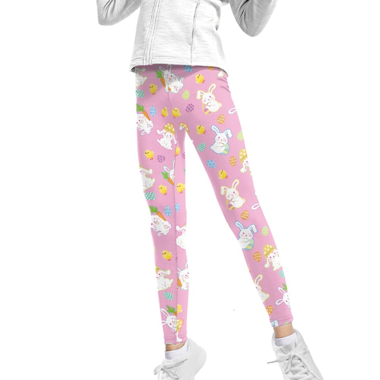 COEQINE Girls Yoga Leggings High Waist Sport Pants Buttery Soft Stretch ...
