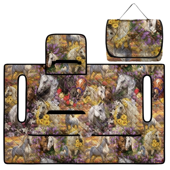 COEQINE Golf Cart Seat Blanket Towel, Folds Compact for Carrying, 51 ...