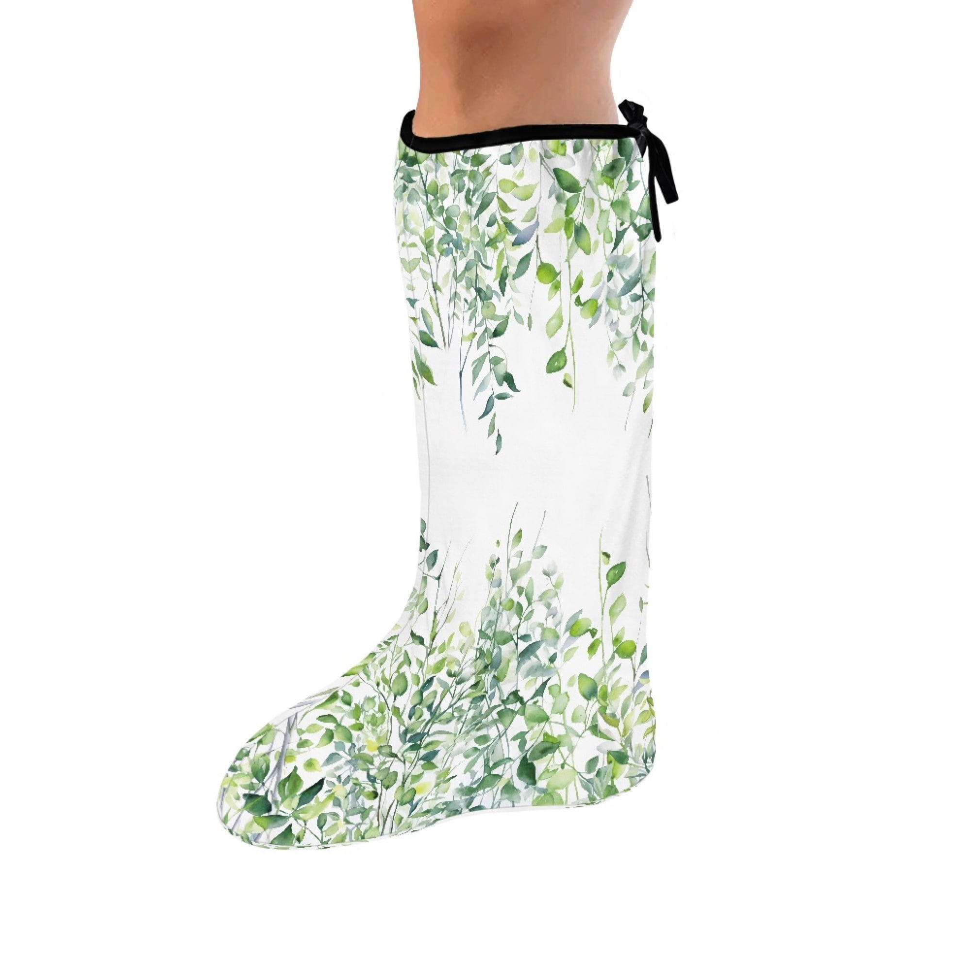 COEQINE Green Leaf Leg Cast Covers 2 Pieces Below The Knee Leg Cast ...