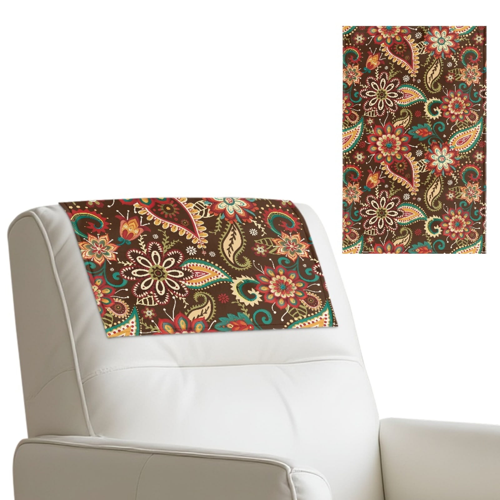 COEQINE Headrest Cover for Recliners, Non-Slip Faux Leather Headrest ...