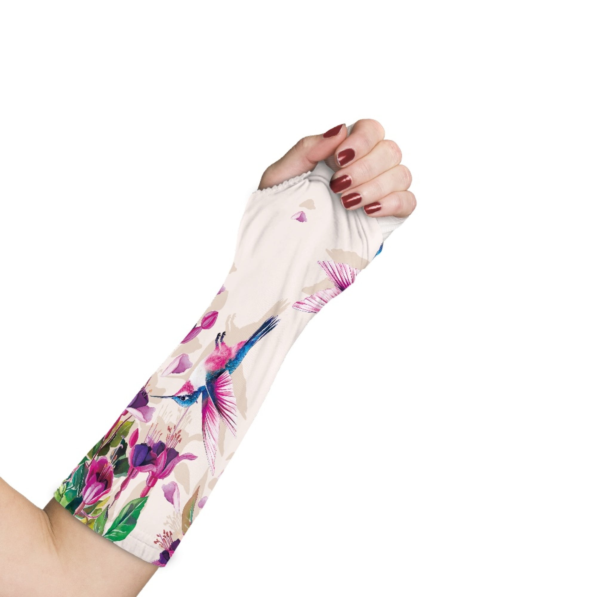 COEQINE Hummingbird Flower Arm Cast Cover Medium Arm Wrist Elbow ...