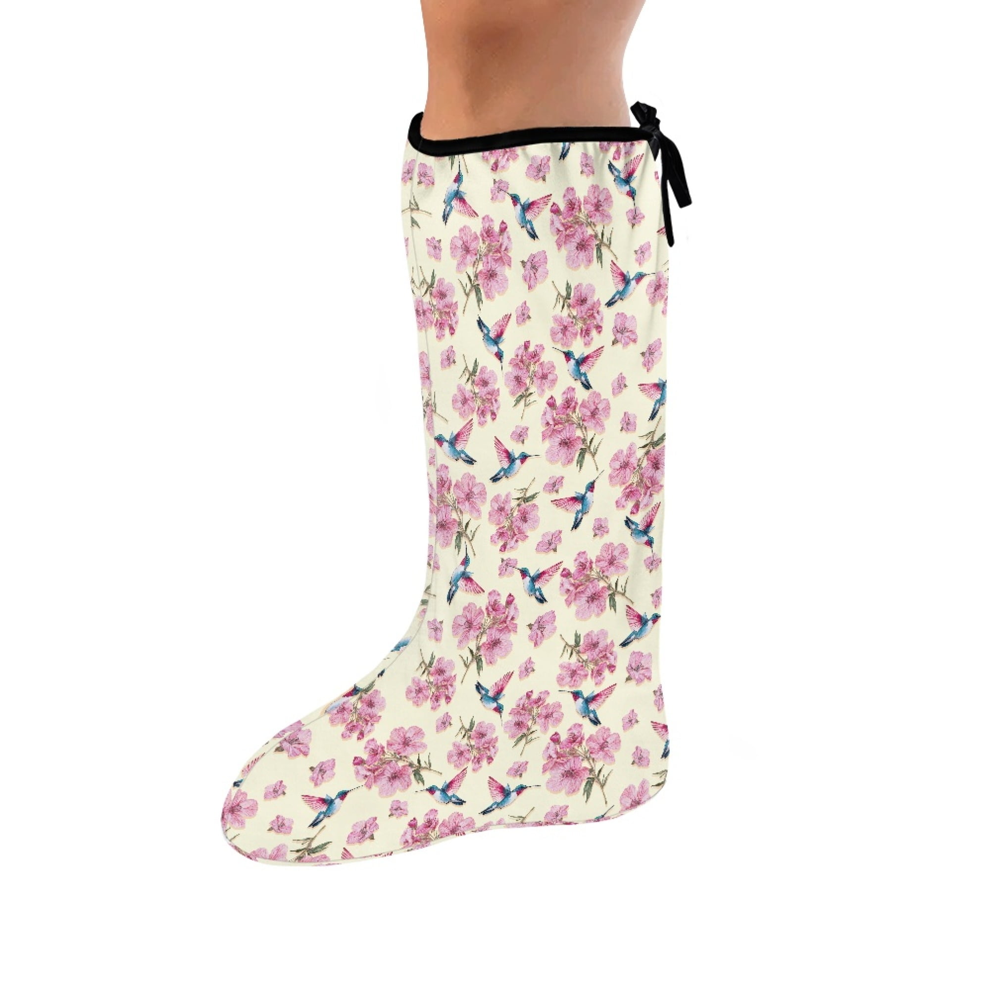 COEQINE Hummingbird Flower Leg Cast Cover Stretch Fabric Leg Cast ...