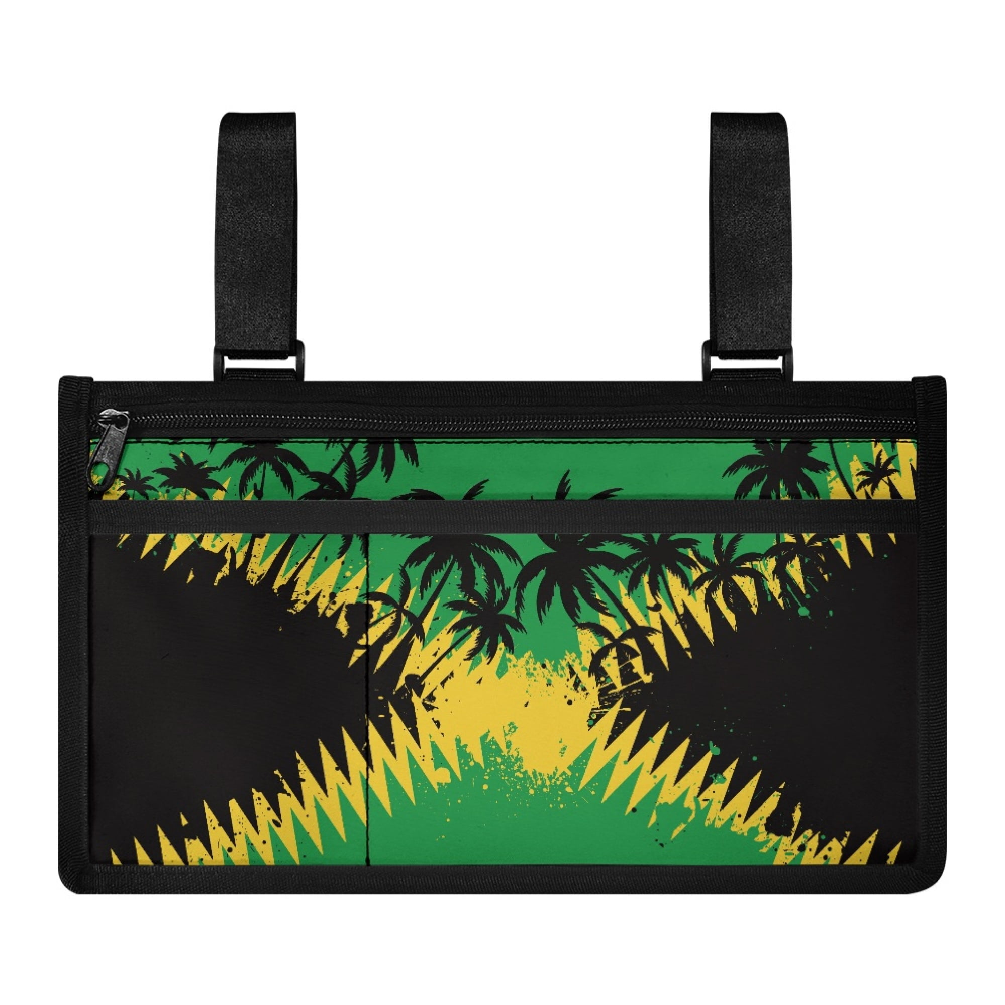 COEQINE Jamaican Flag Palm Leaves Wheelchair Armrest Side Hanging ...