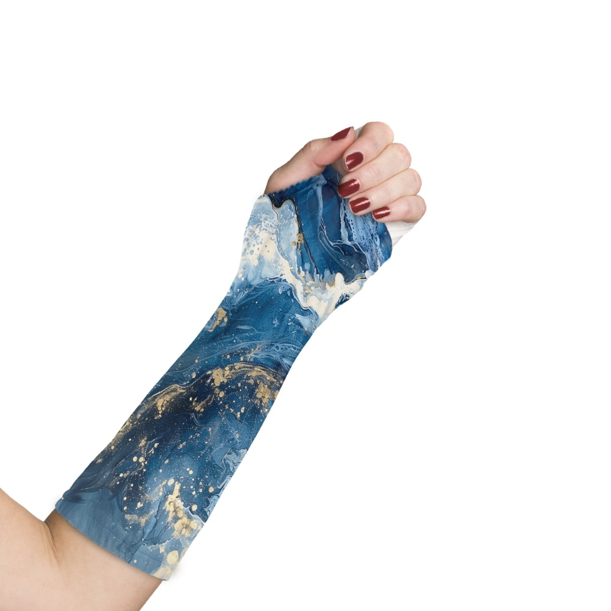COEQINE Marble Print Arm Cast Covers Large Arm Wrist Elbow Protection ...