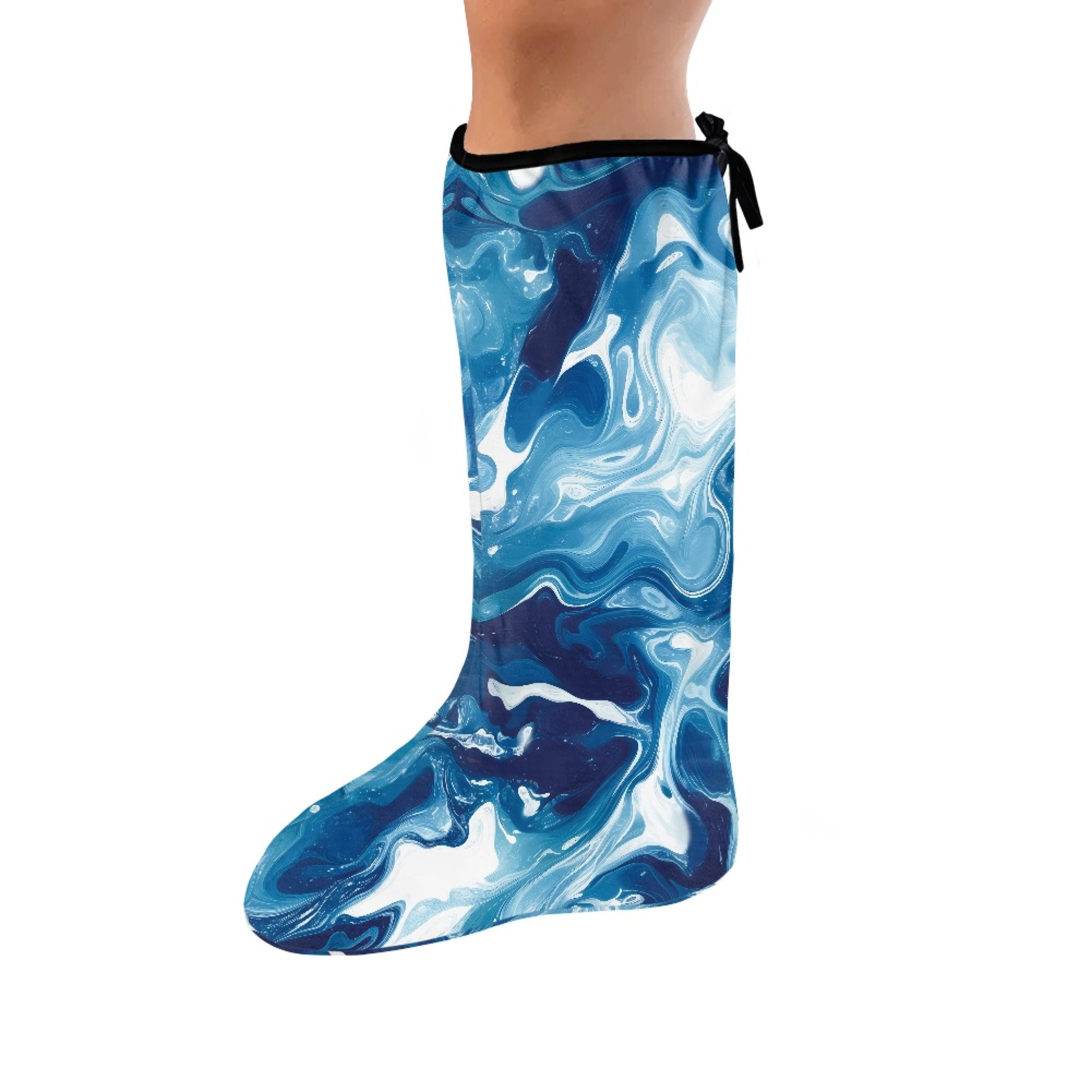 COEQINE Marble Print Leg Cast Covers Size L Cast Sleeve for Foot Leg ...