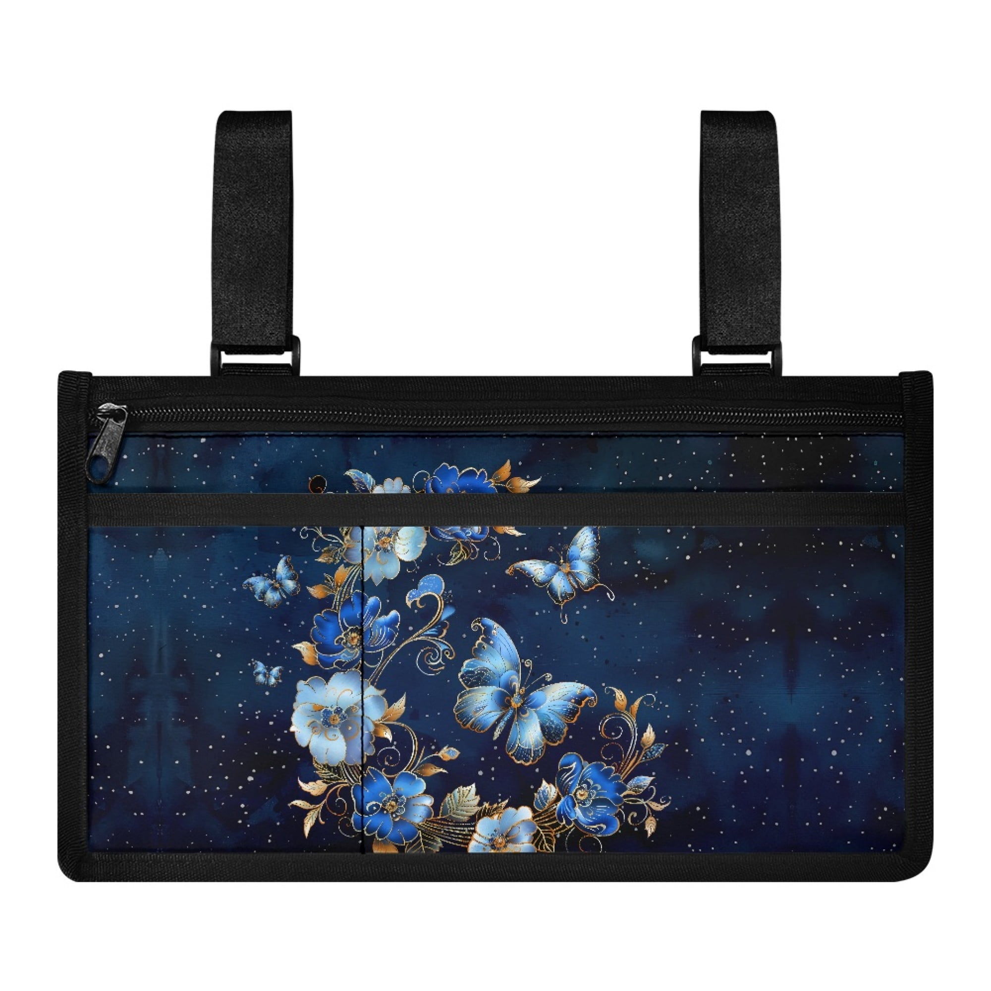 COEQINE Moon Butterfly Flower Wheelchair Side Bag Mobility Scooter Side ...