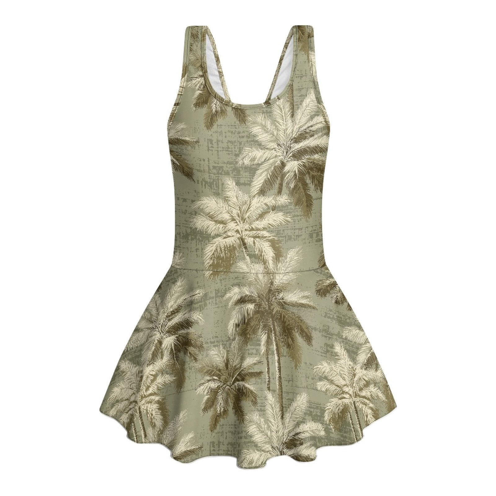 COEQINE Pretty Swim Dress for Girls, One Piece Bathing Suit with Flowy ...