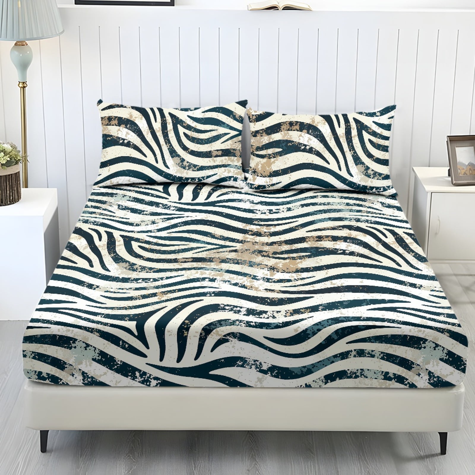 COEQINE Queen Size Sheet Set Comfy Easy Care 3 Pieces Bedding Set ...
