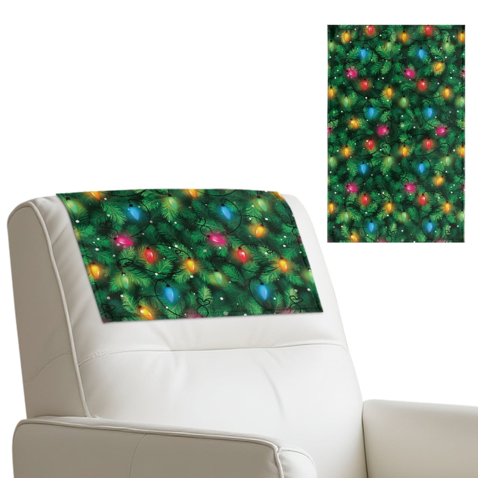COEQINE Recliner Headrest Cover Faux Leather Couch Headrest Cover ...