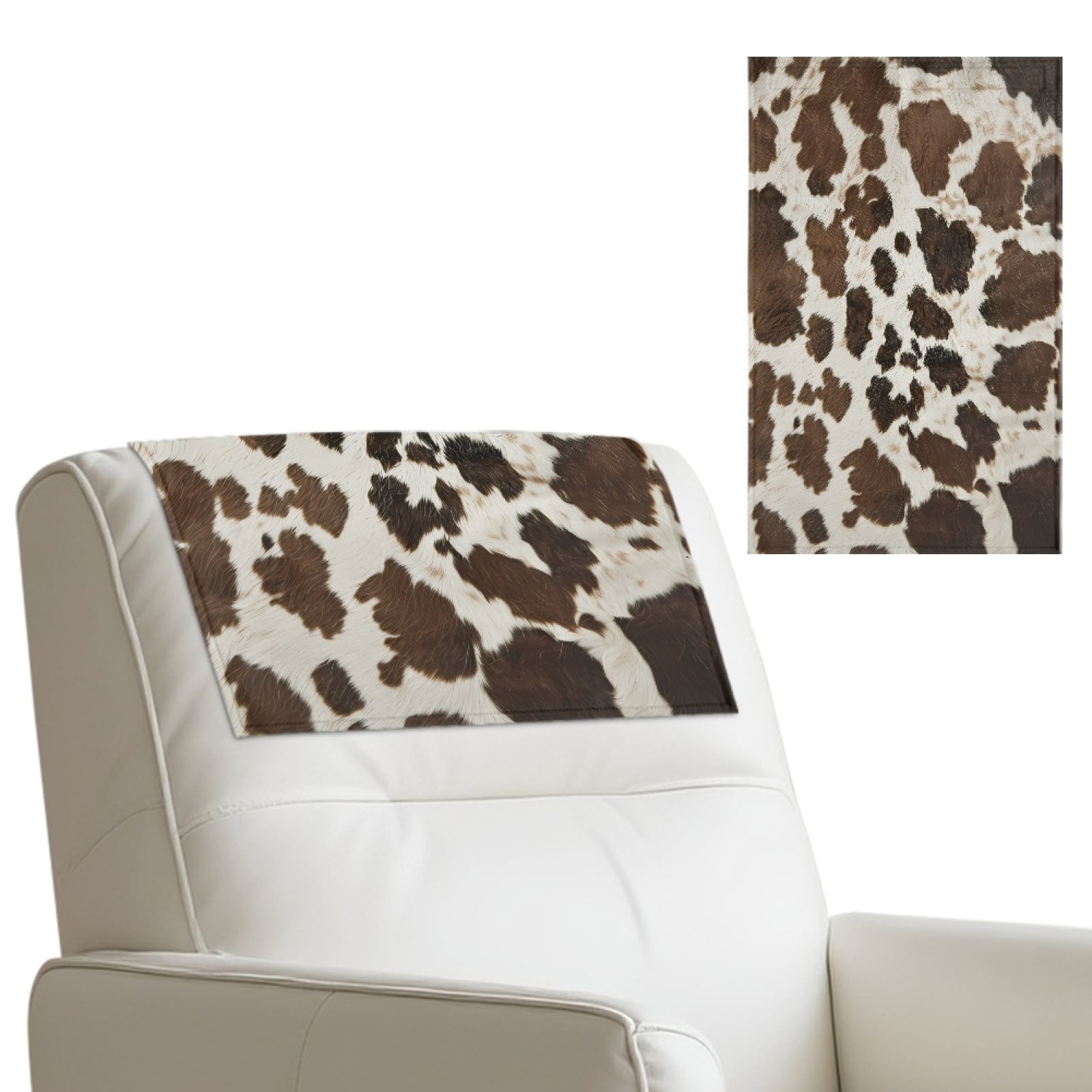 COEQINE Recliner Headrest Cover Faux Leather Couch Headrest Cover ...