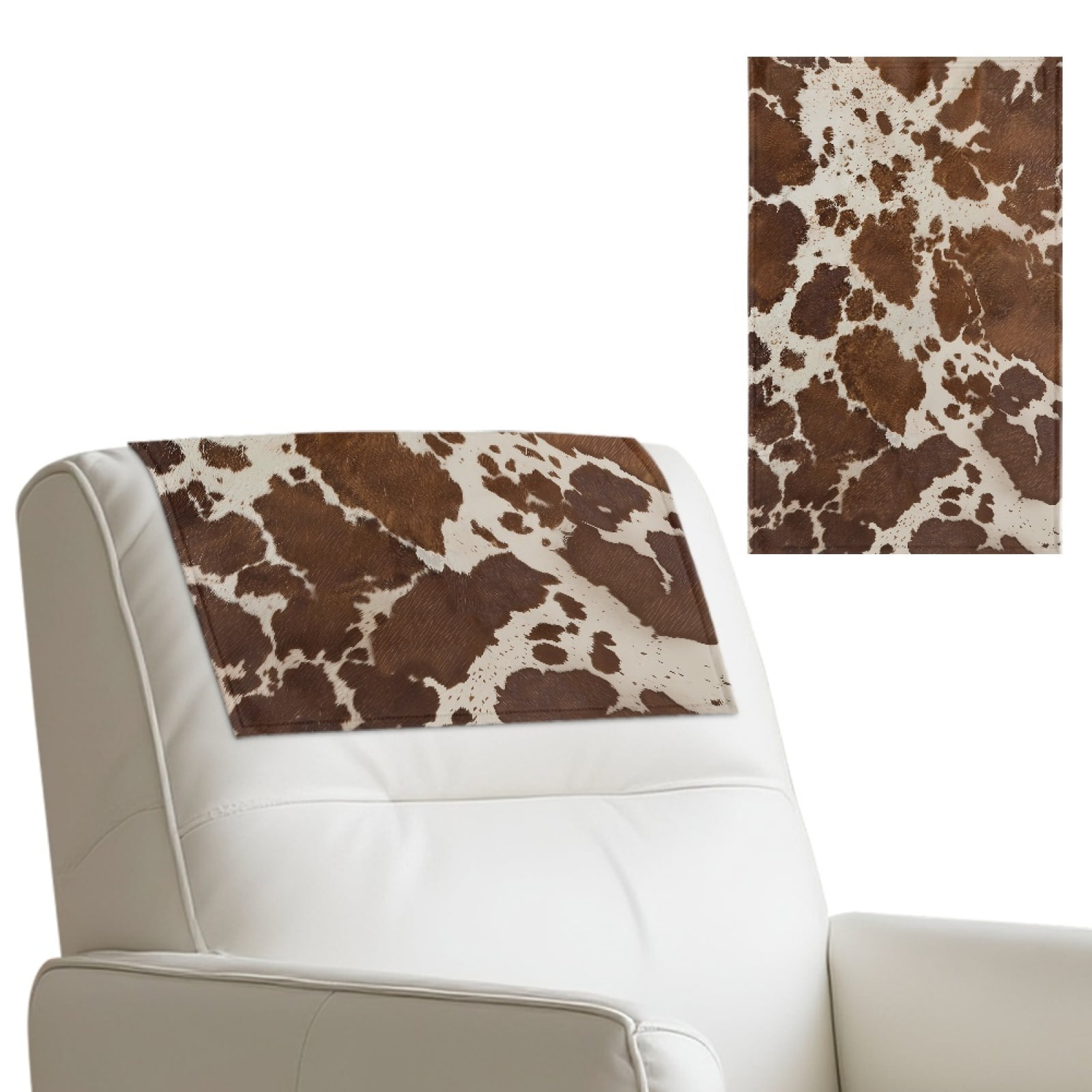 COEQINE Recliner Headrest Cover Faux Leather Head Rest Covers for ...
