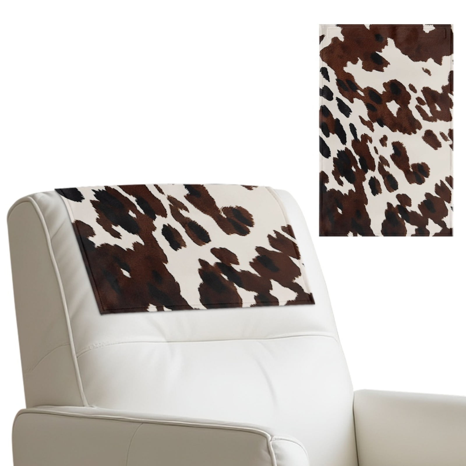 COEQINE Recliner Headrest Protector PU Leather Tear Resistant Head Rest ...