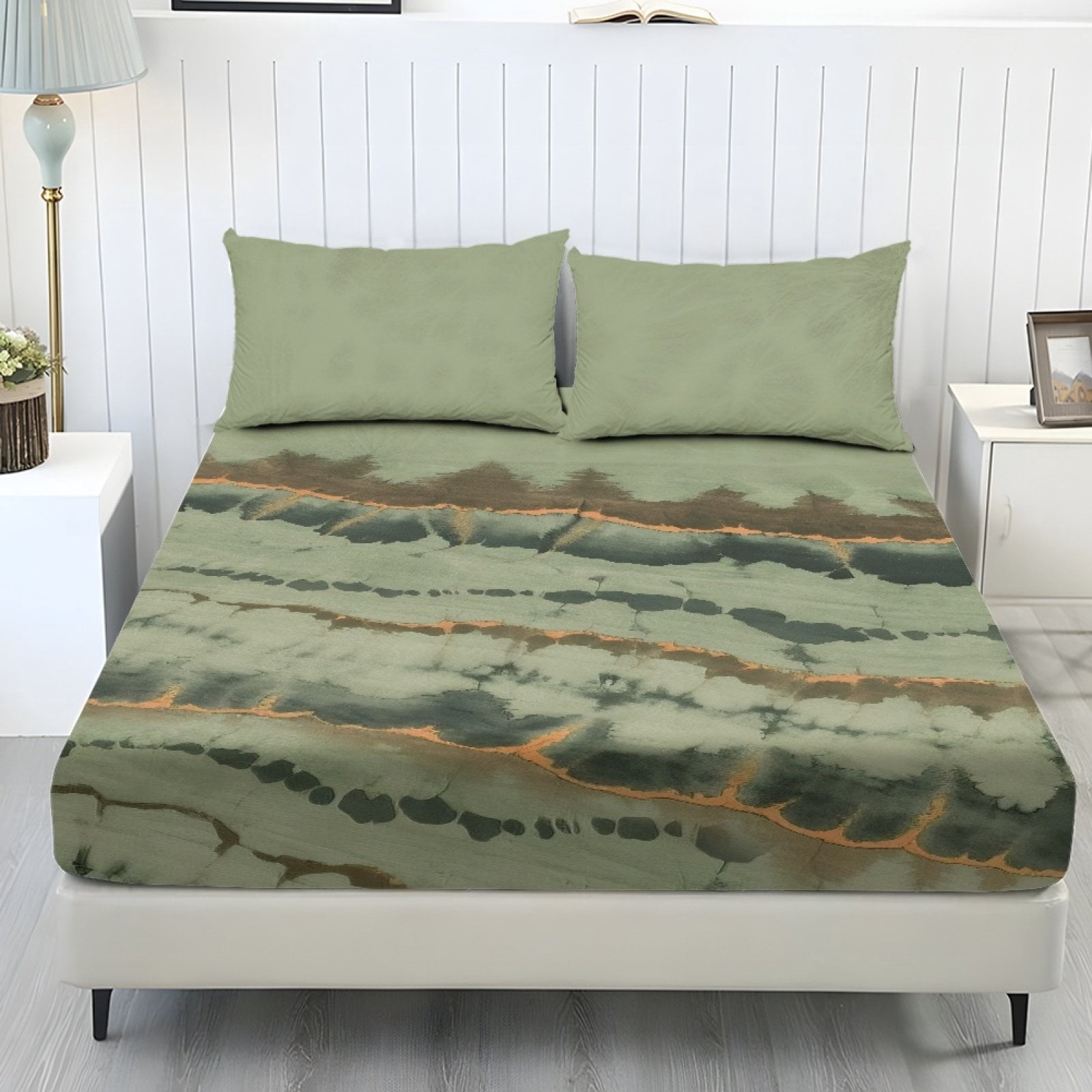 COEQINE Sheet Set Full Size Fitted Bed Sheet Wrinkle Free Fade ...