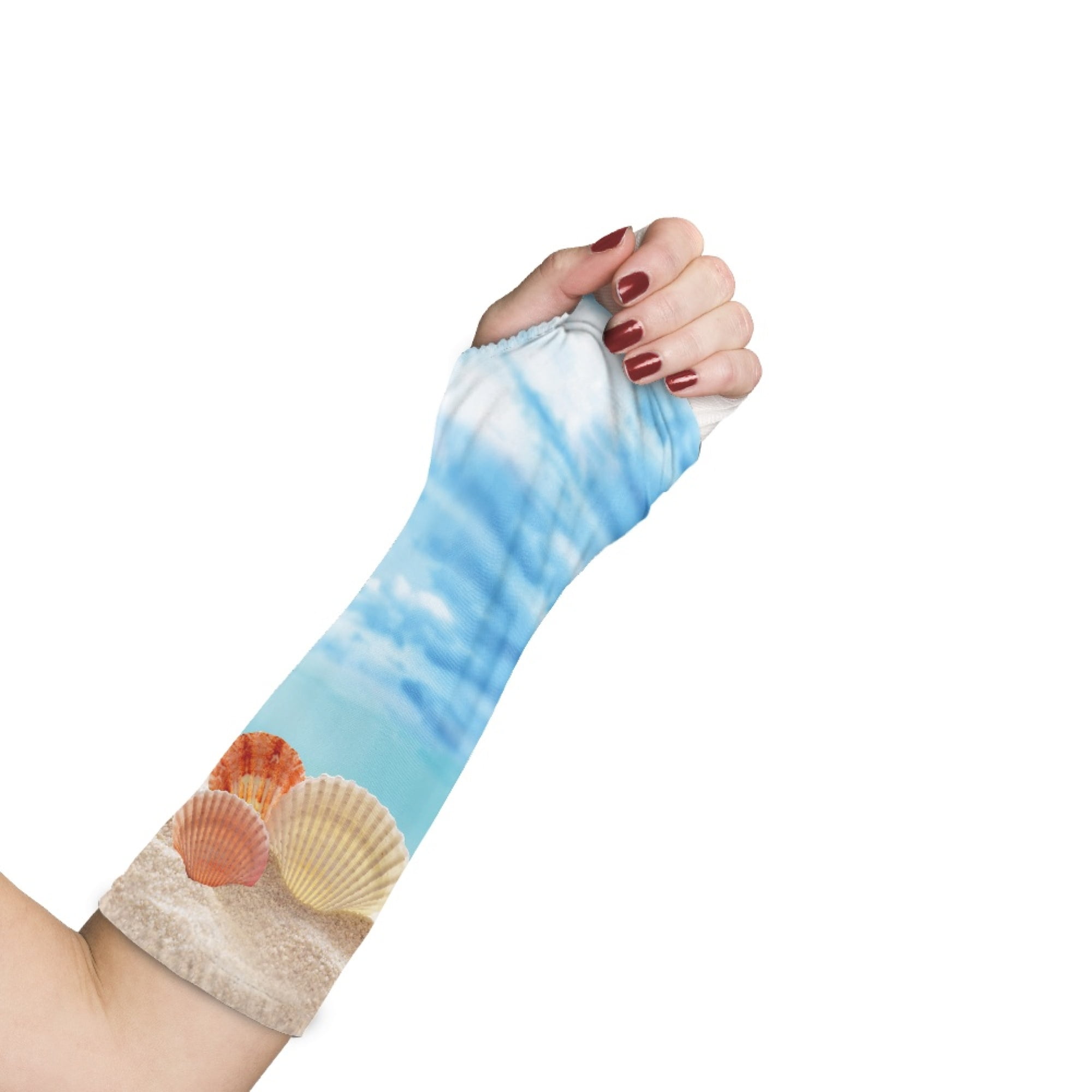 COEQINE Shells Ocean Arm Cast Covers Small Broken Arm Shower Sleeve ...