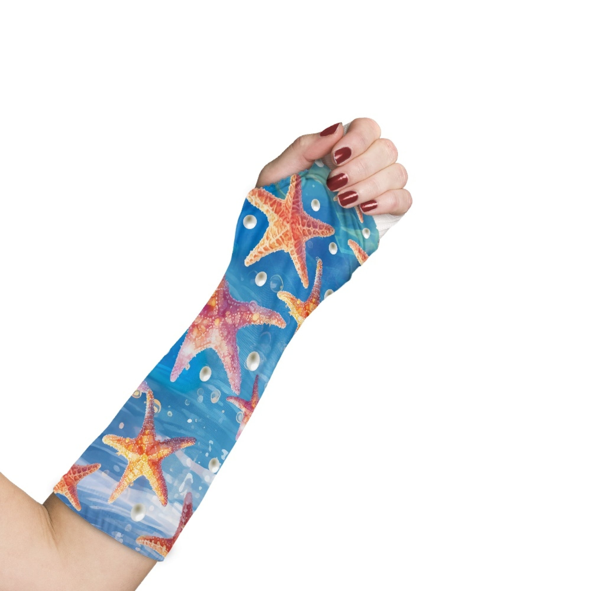 COEQINE Starfish Ocean Arm Cast Covers Decorative Arm Plaster Cover ...