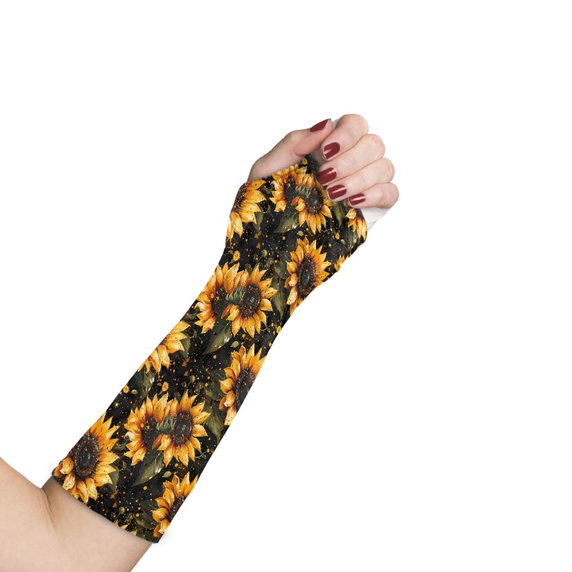 COEQINE Sunflower Arm Cast Covers Medium Arm Wrist Elbow Protection ...