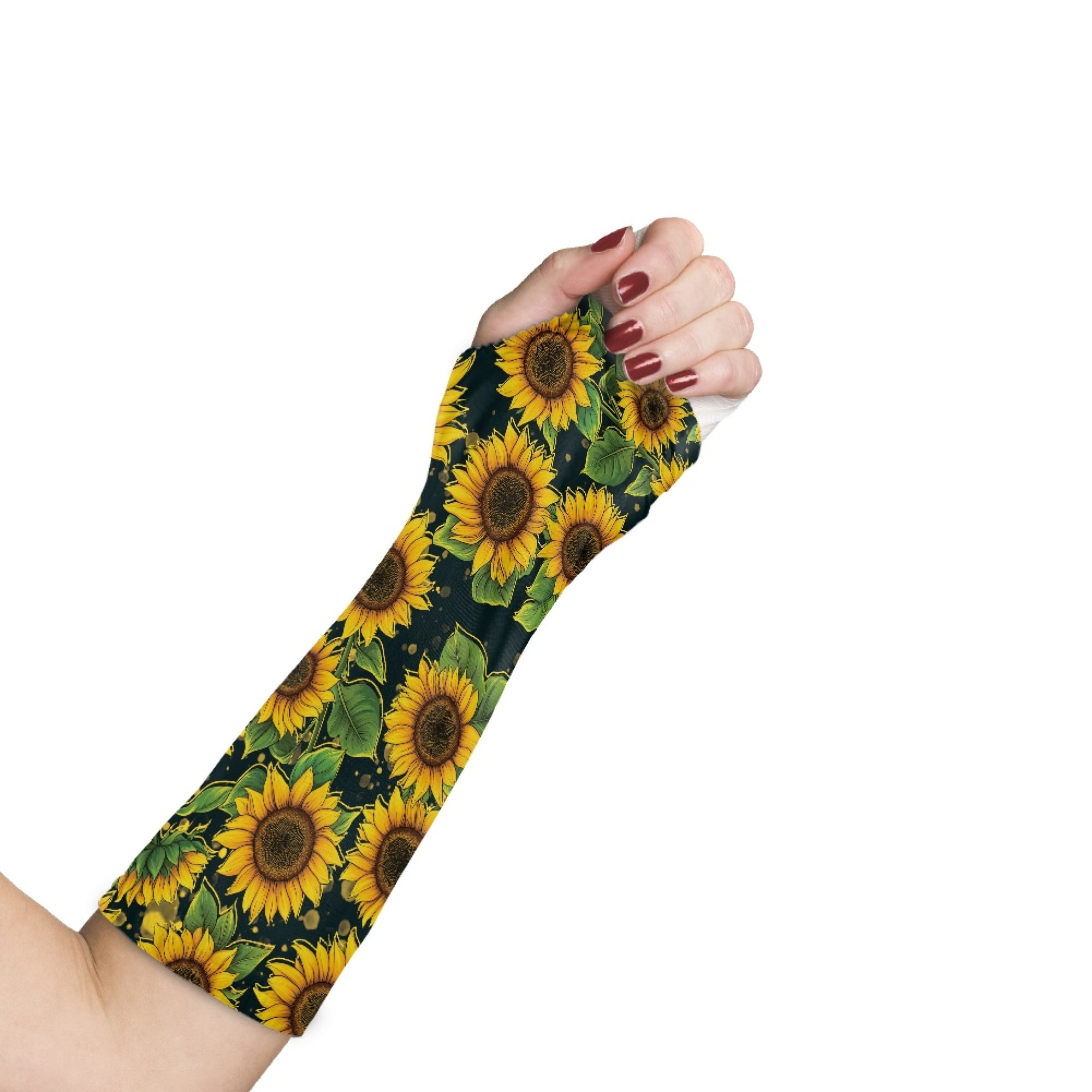 COEQINE Sunflower Arm Cast Covers Short Arm Cast Cover Stretch Arm ...