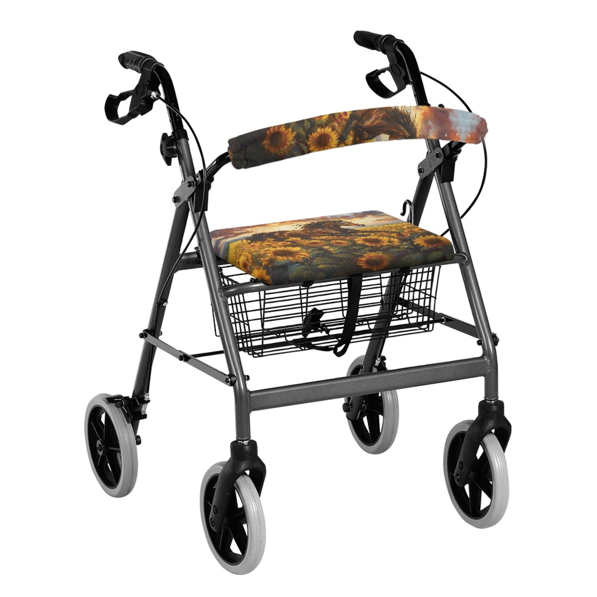 COEQINE Sunflower Horse Rollator Walker Seat and Backrest Covers ...