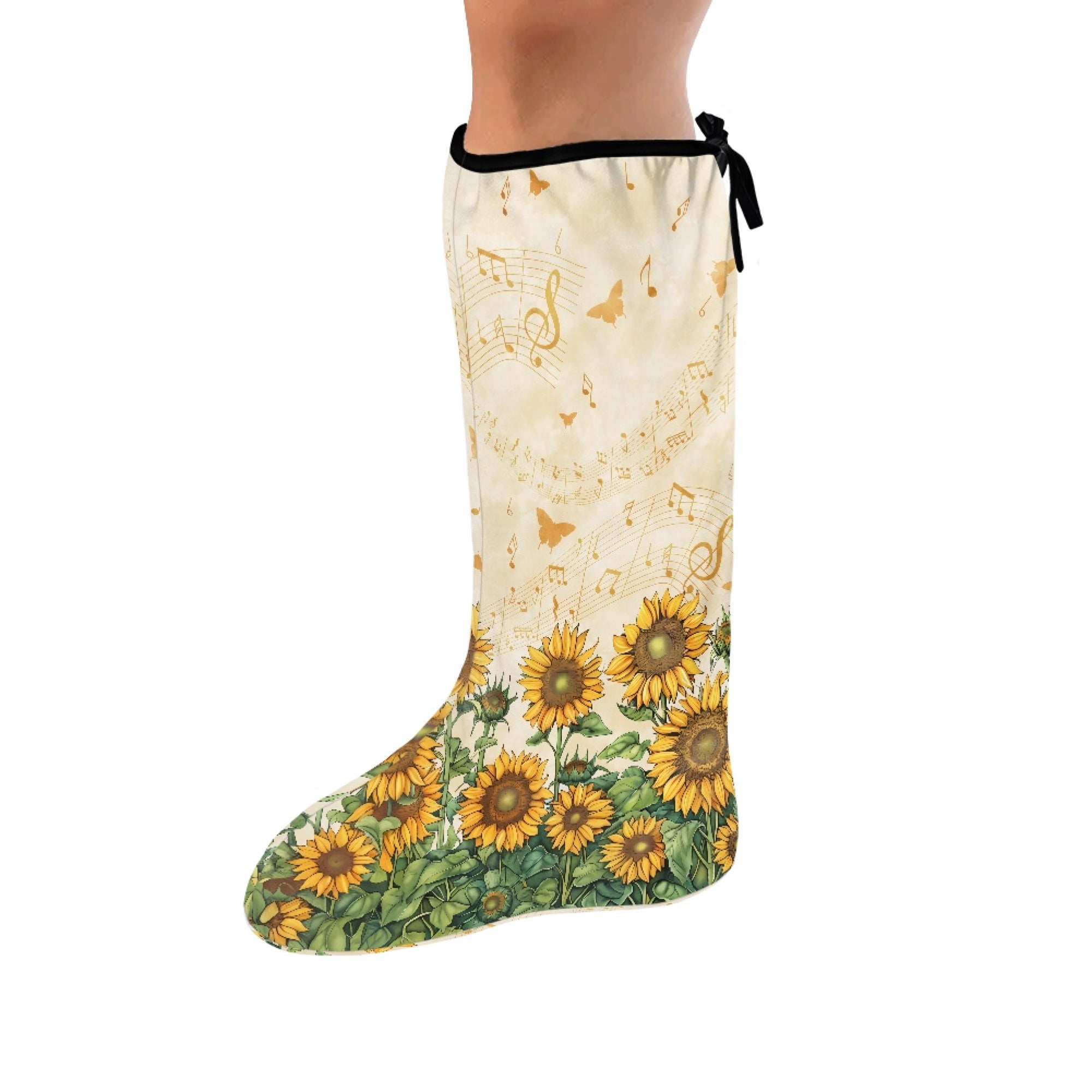 COEQINE Sunflower Music Leg Cast Cover Small Leg Cast Cover for ...