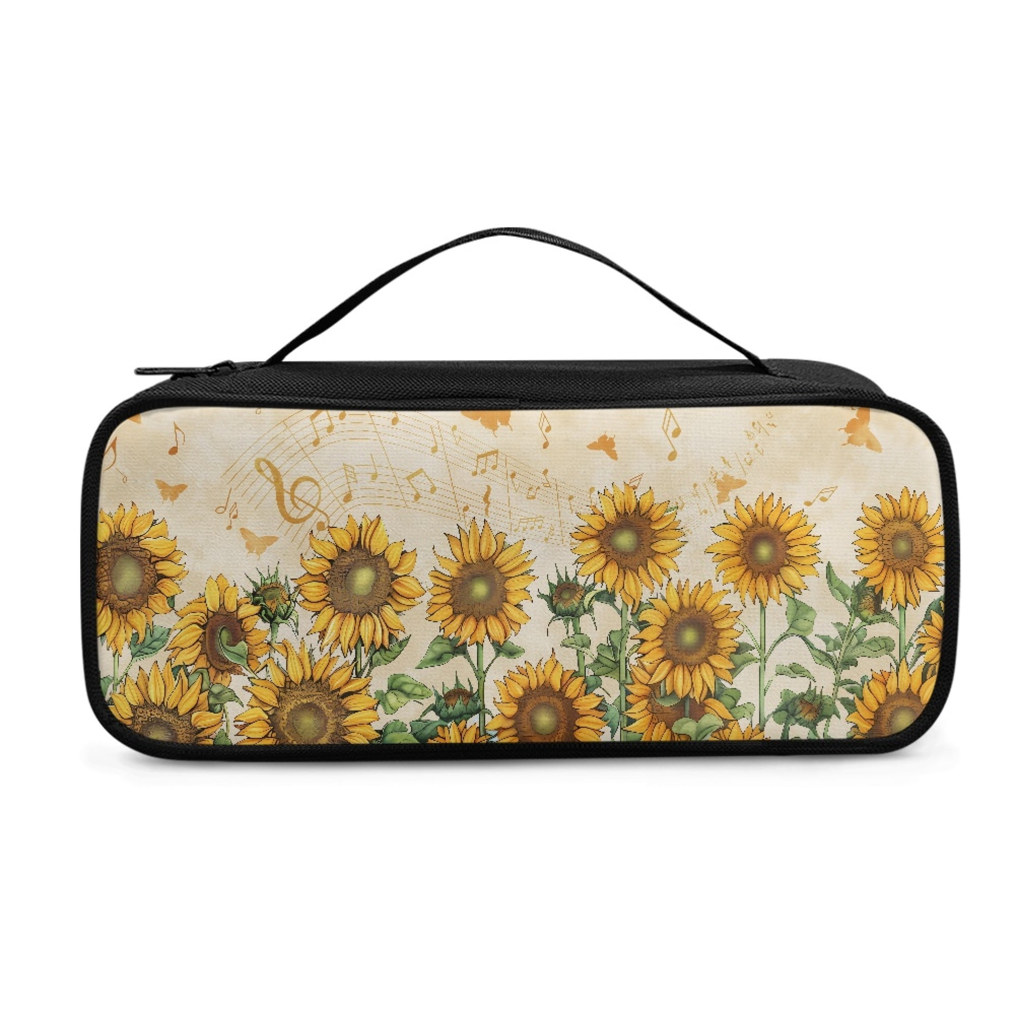 COEQINE Sunflower Music Note Stethoscope Storage Bag Portable ...