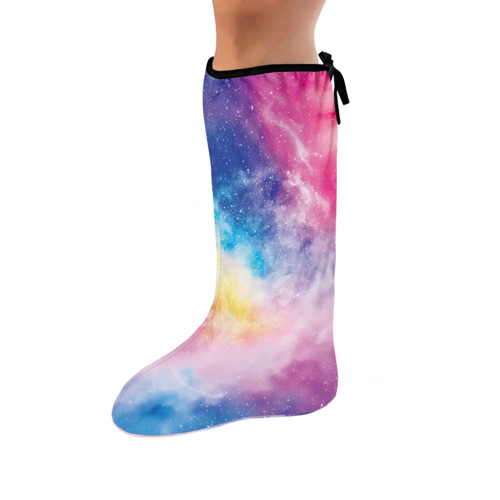 COEQINE Tie-Dye Leg Cast Covers 2 Pcs Medium Broken Leg Shower Cast ...
