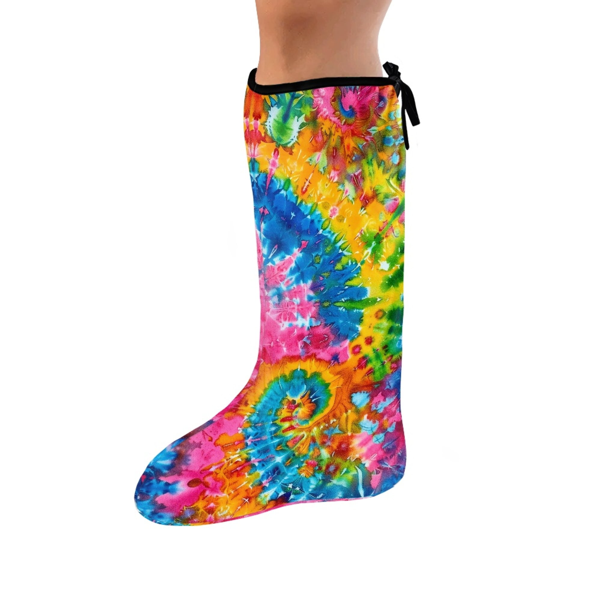 COEQINE Tie-Dye Leg Cast Covers Size S Short Foot Cast Cover Knee Cast ...