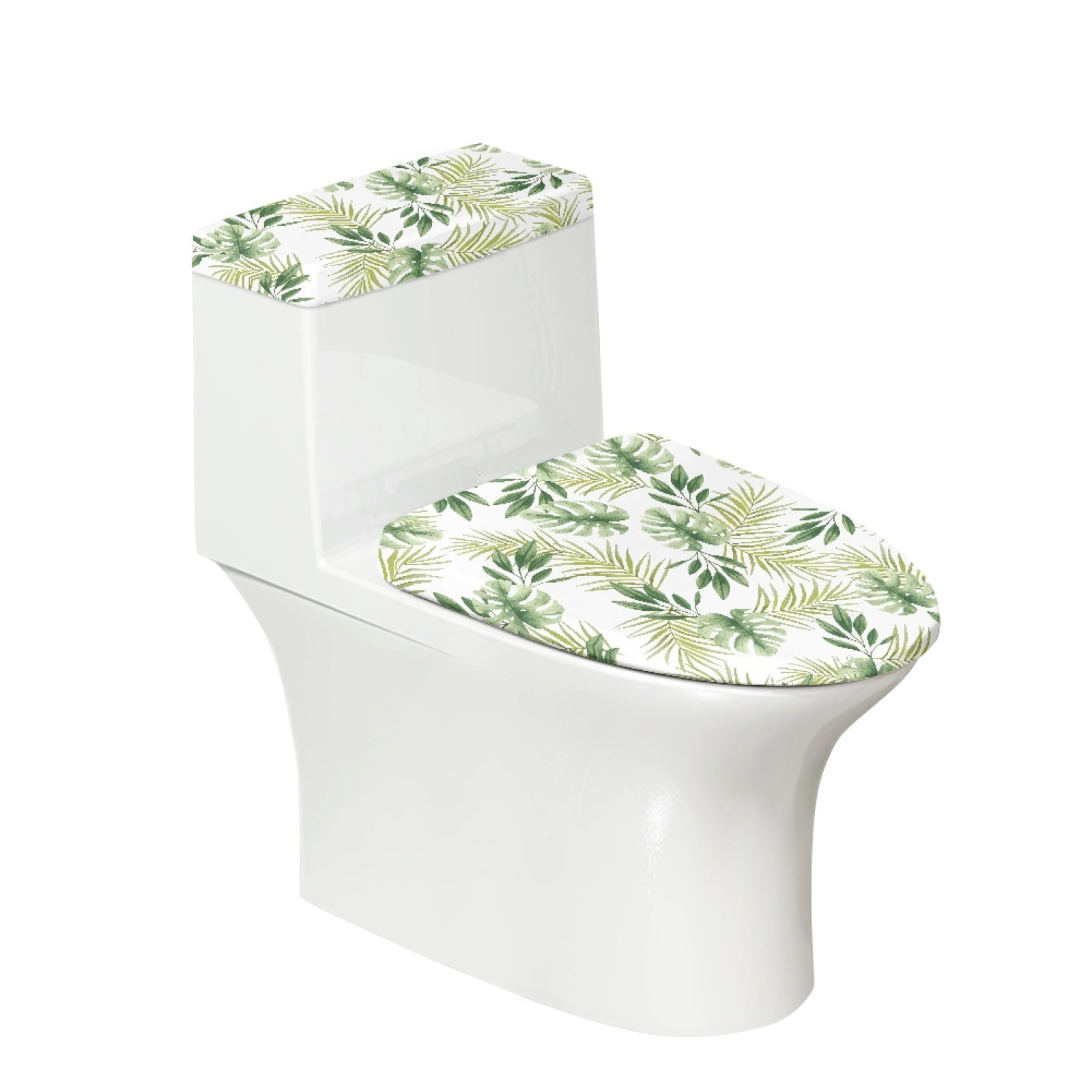 COEQINE Toilet Lid Cover and Toilet Tank Cover, Universal Breathable ...