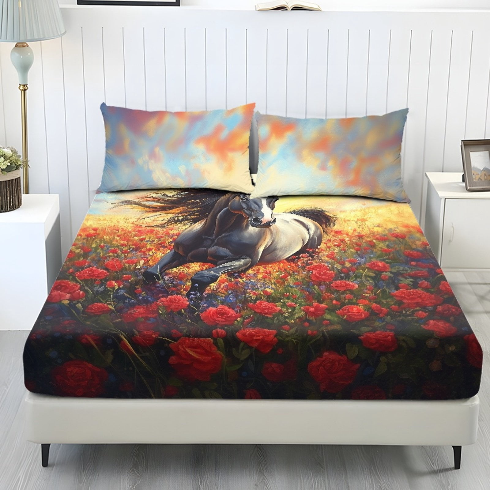 COEQINE Twin XL Sheet Set 3 Pieces Bedding Set, Comfort Fade Resistant ...