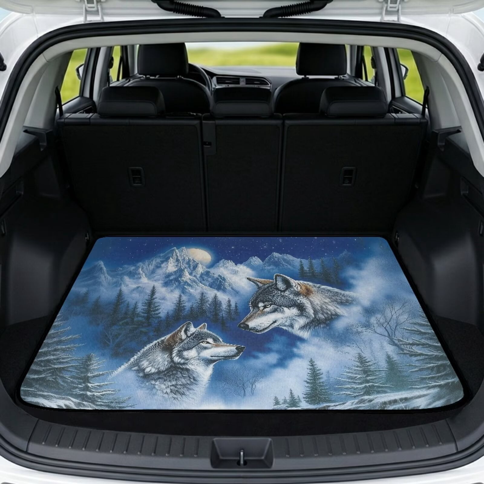 COEQINE Universal Auto Cargo Mat 29" x 39", Scratch-proof Non-Slip Dog ...